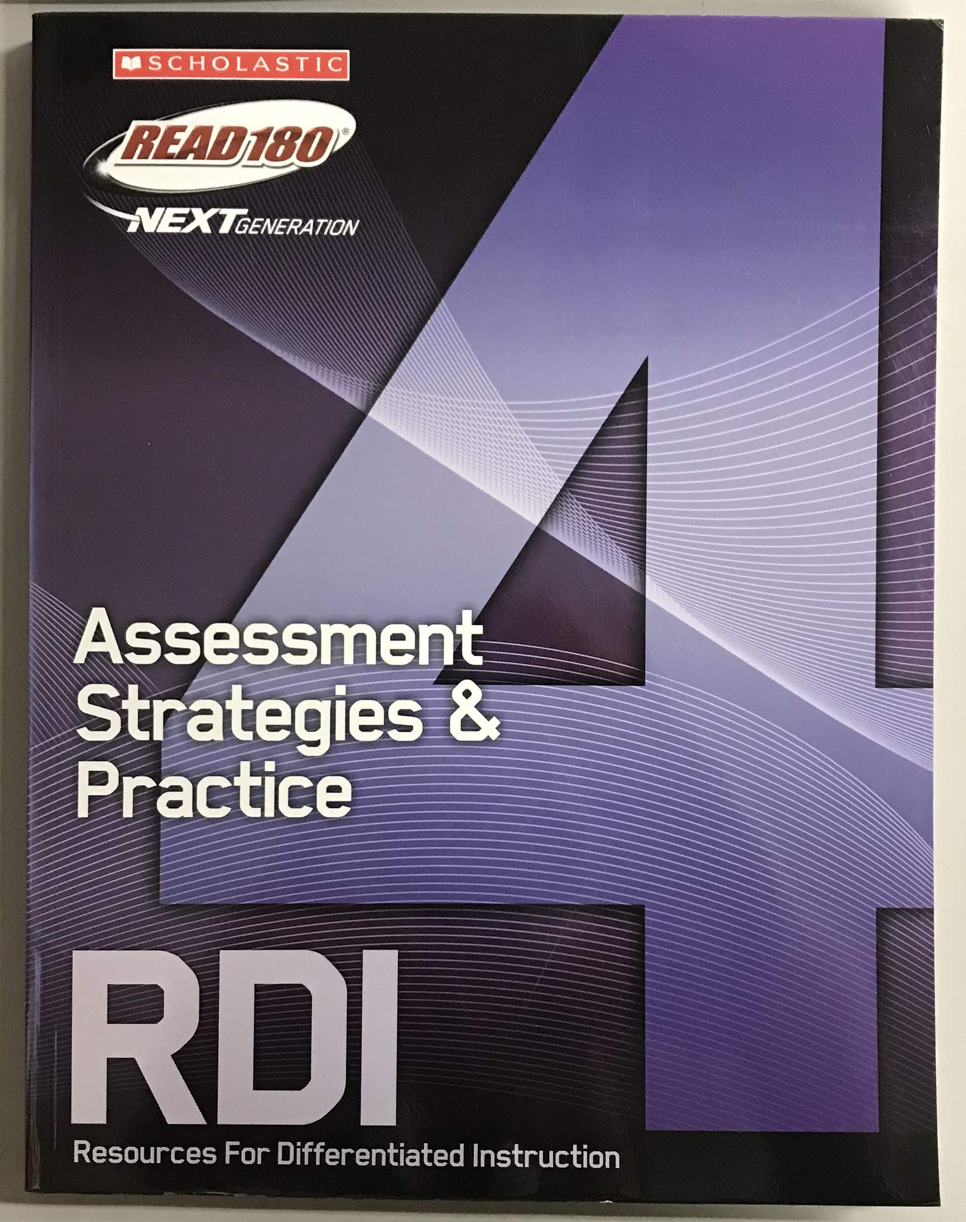 RDI ASSESSMENT STRATEGIES & PRACTICE 4 (READ 180): Various ...