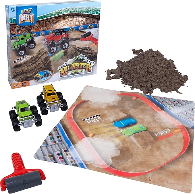 Amazon.com: Play Dirt Monster Truck Rally - Unique Play Dirt for ...