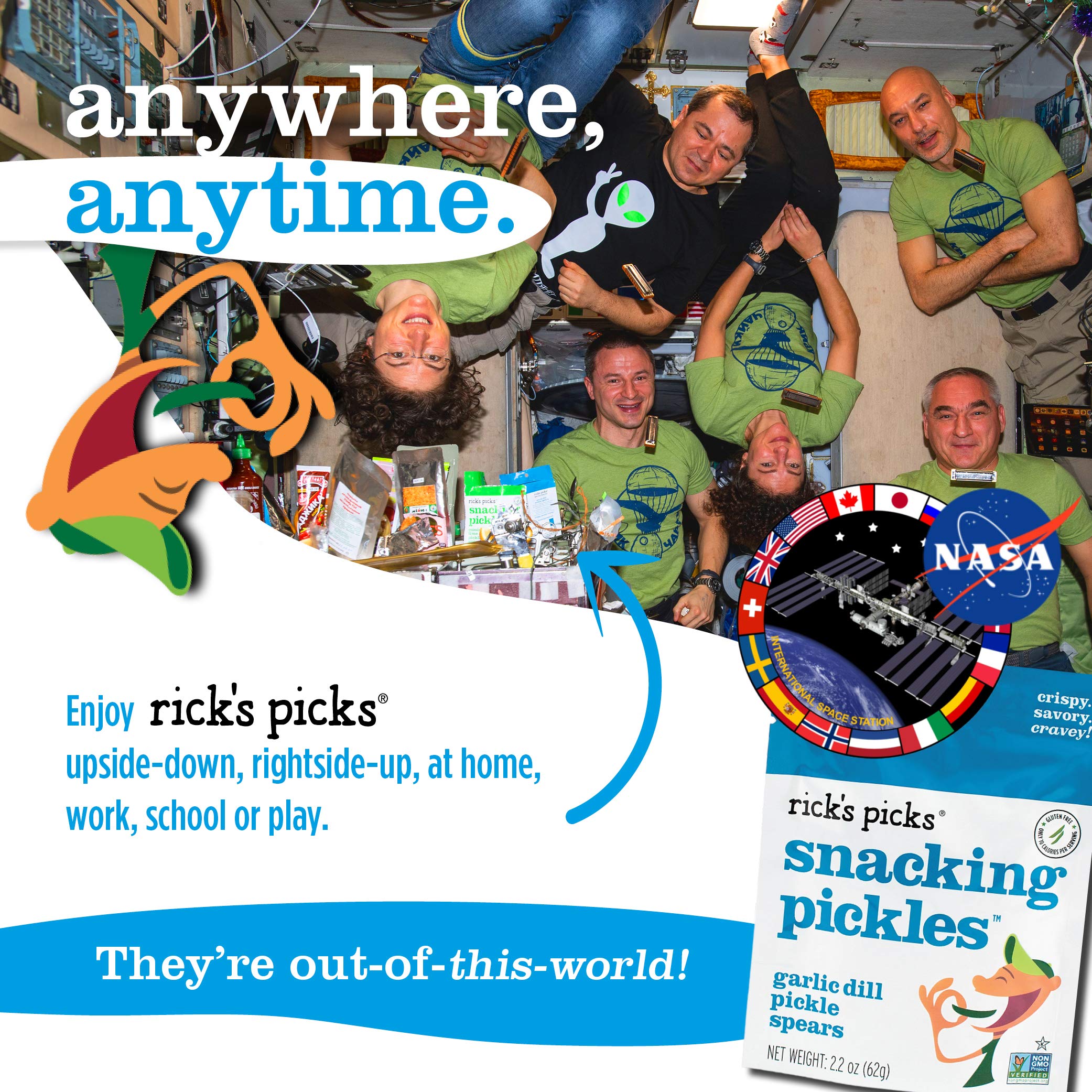 Snapklik.com : Ricks Picks Snacking Pickles, Garlic Dill; Gluten-Free, Vegan, Non-GMO Project ...