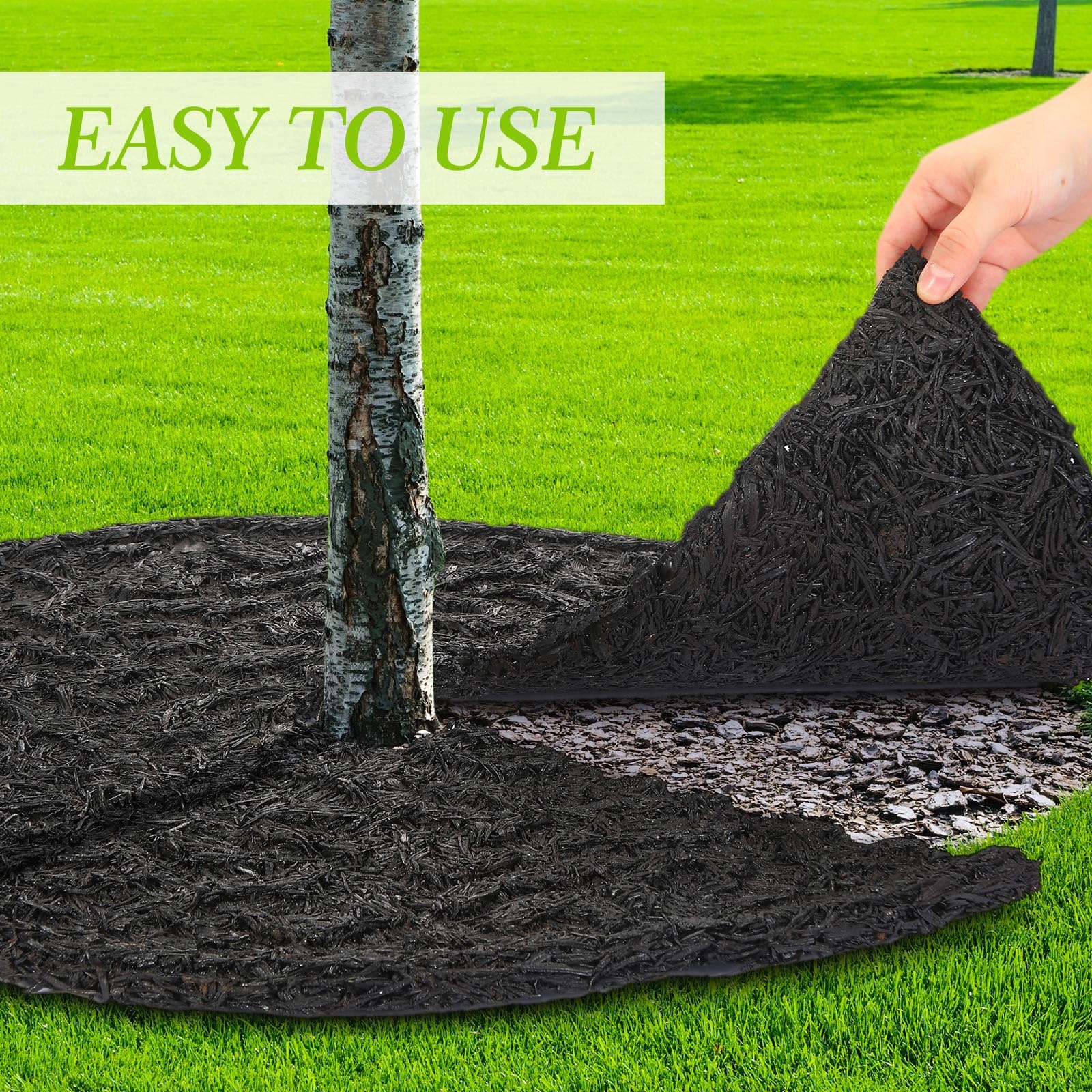 Rubber Mulch Tree Rings Large Rubber Tree Rings Ireland – NR Rubber