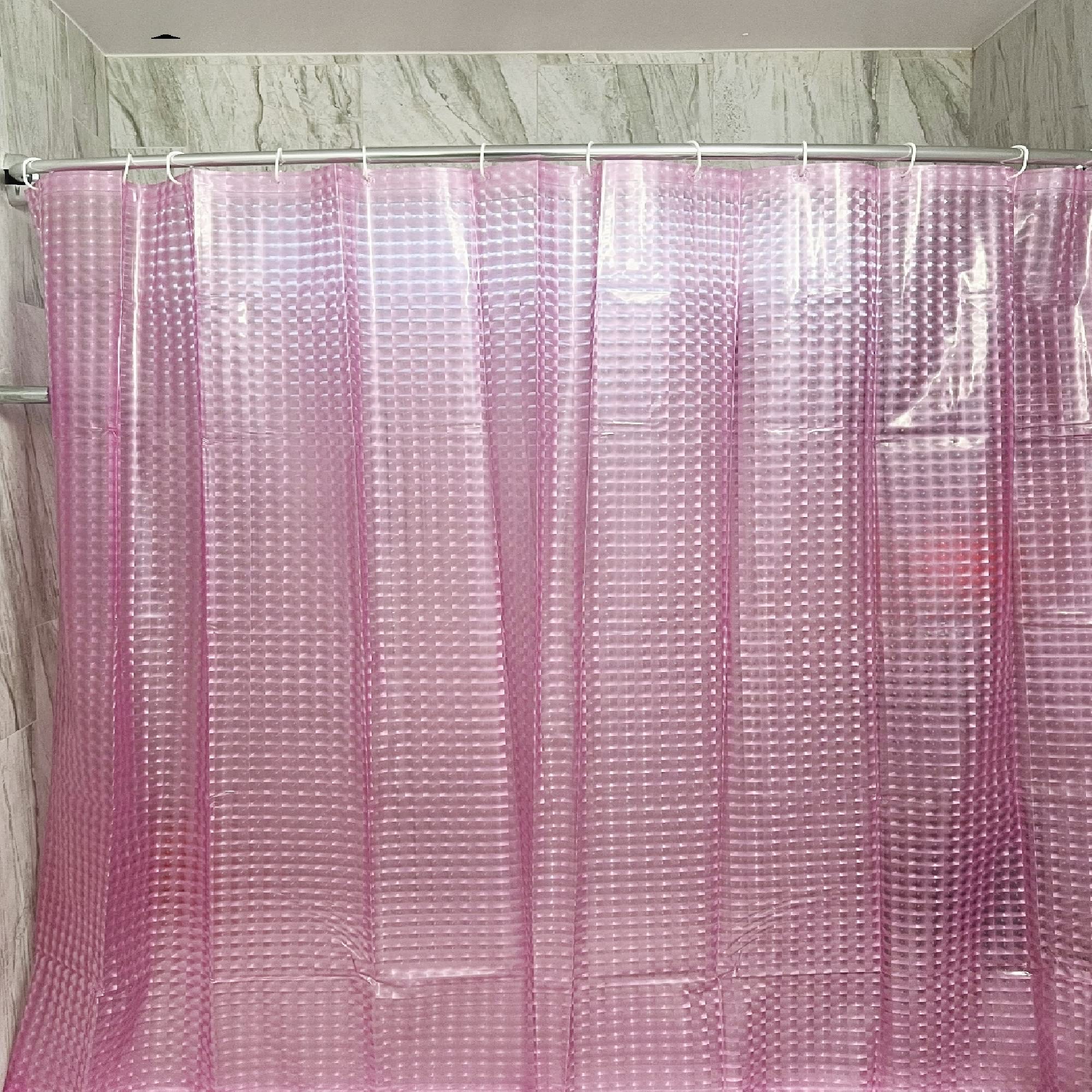 JUPA Place PEVA Shower Curtain Liner Heavy Duty Bathroom Curtains Eco-F