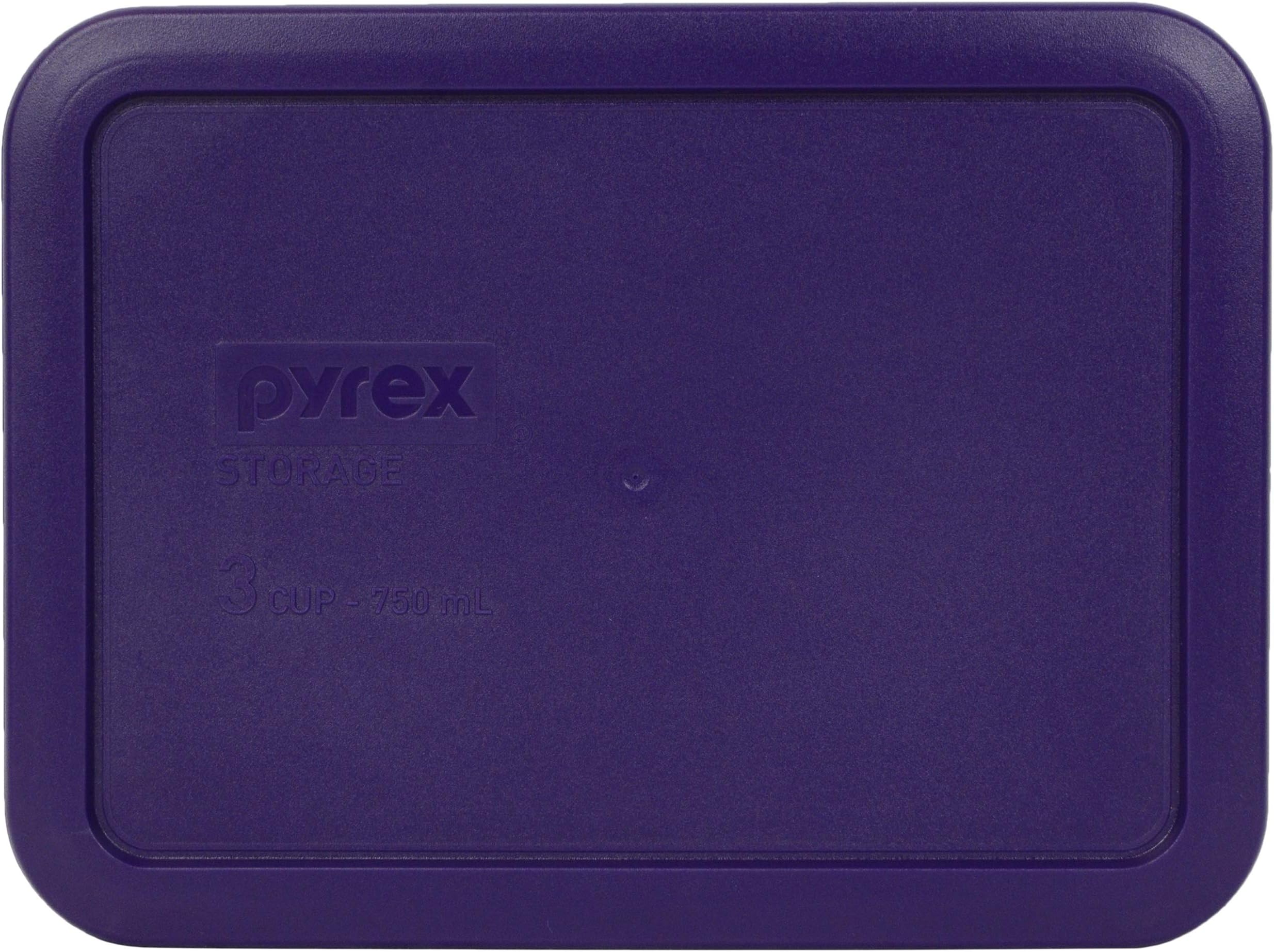 Amazon.com: Pyrex 7210-PC 3 Cup Purple Rectangle Plastic Food Storage ...