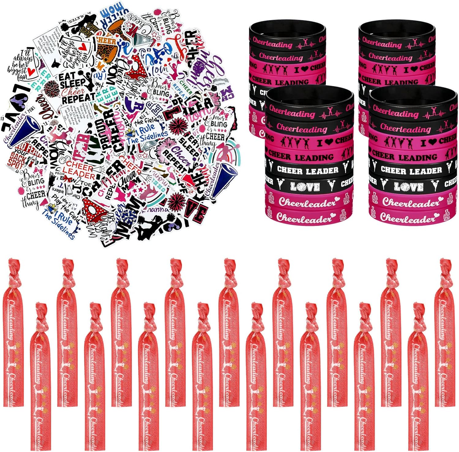 Amazon.com: Chinco 150 Pcs Cheerleading Party Favors Gifts Set Stickers ...