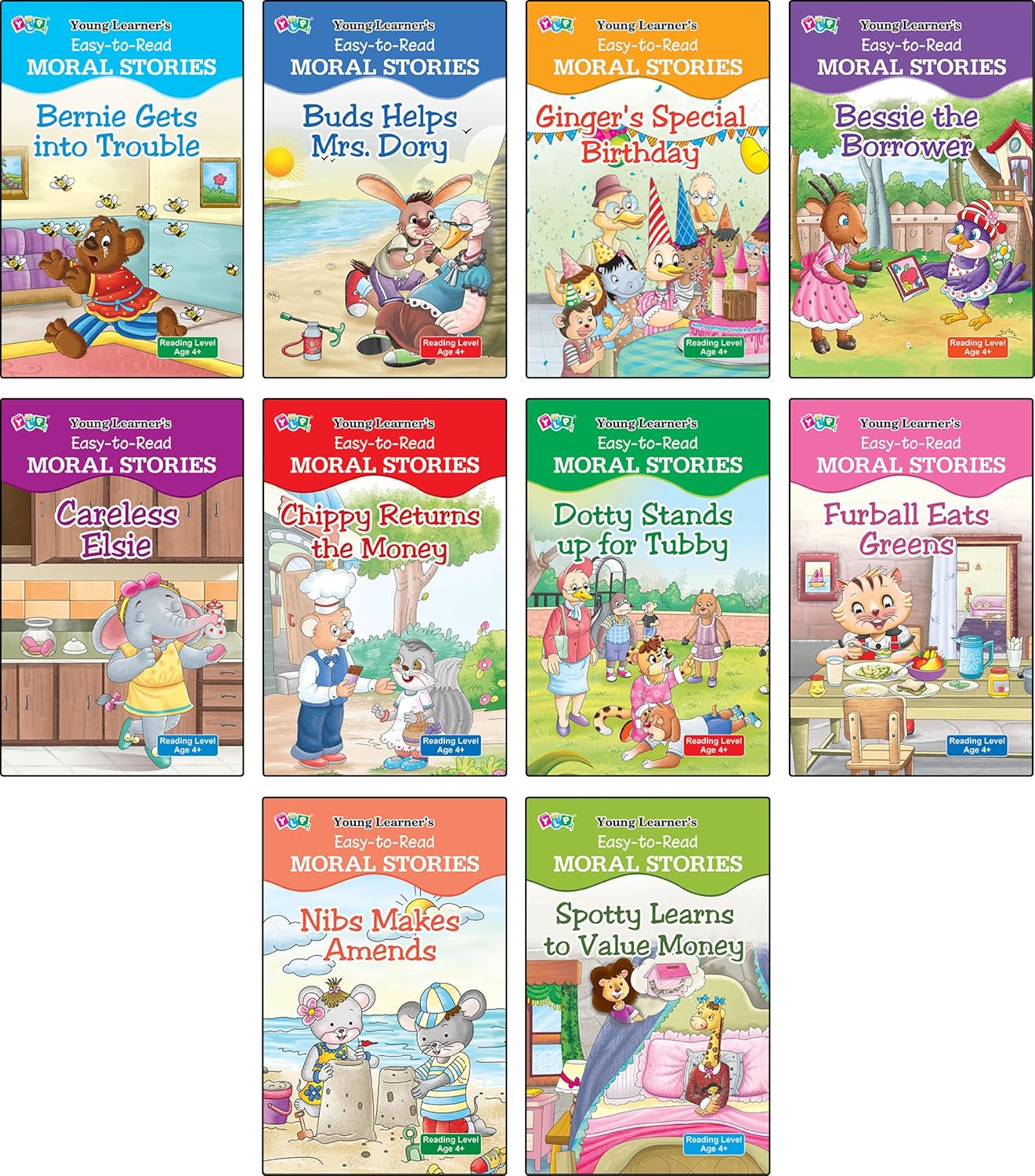 Easy to Read (Moral Stories) (10 Titles) : Young Learner Editorial Team ...