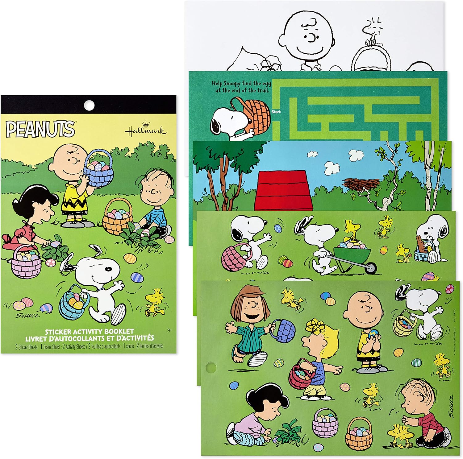 Amazon.com: Hallmark Peanuts Easter Stickers (Sticker and Activity Booklet)
