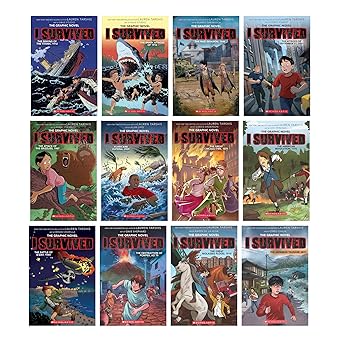 I Survived Series Graphic Novels 12 Books Collection Set: Lauren ...