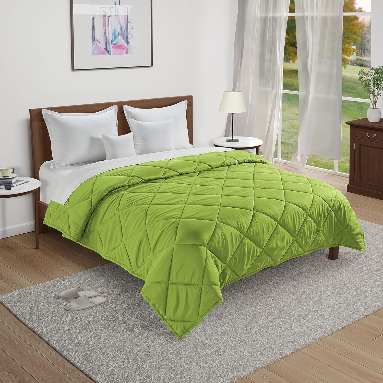 LANE LINEN Manta ligera de microfibra para cama, tamaño King ...