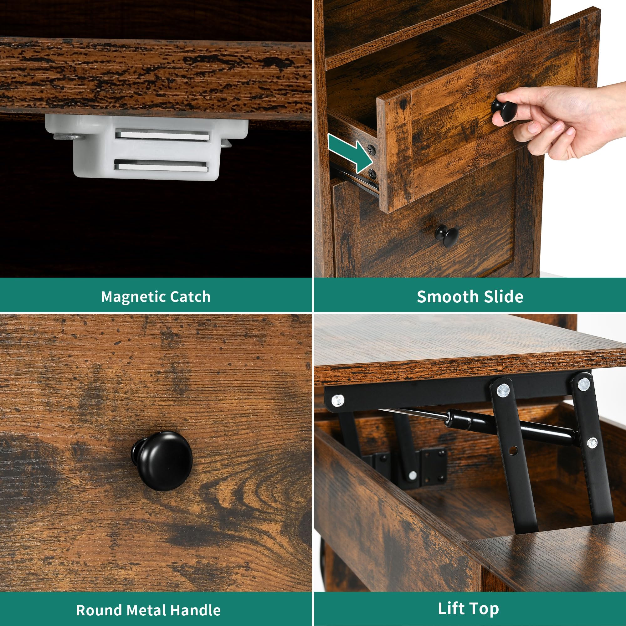 Snapklik.com : YITAHOME L Shaped Desk