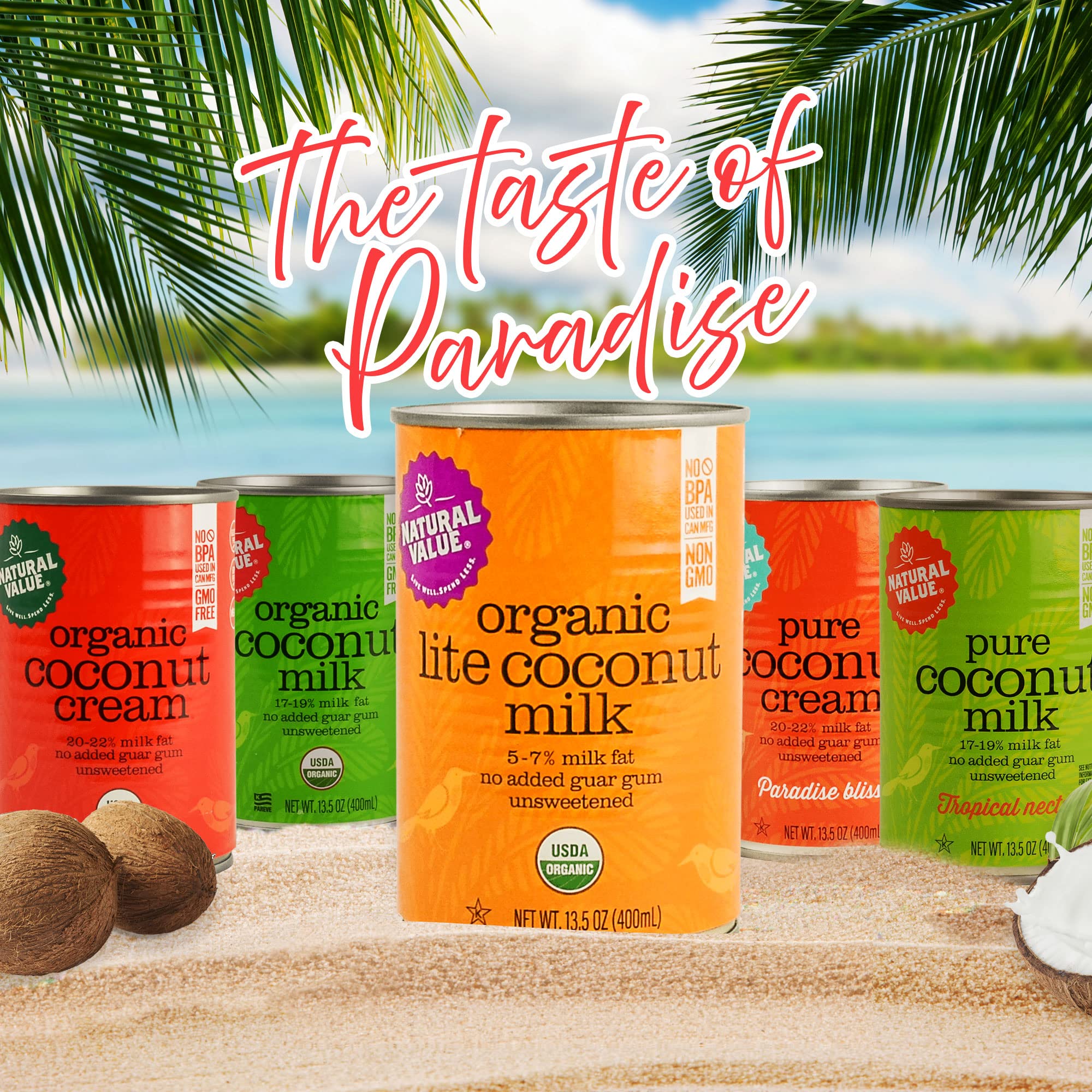 Natural Value Organic Canned Coconut Milk Natural Value Organic Canned