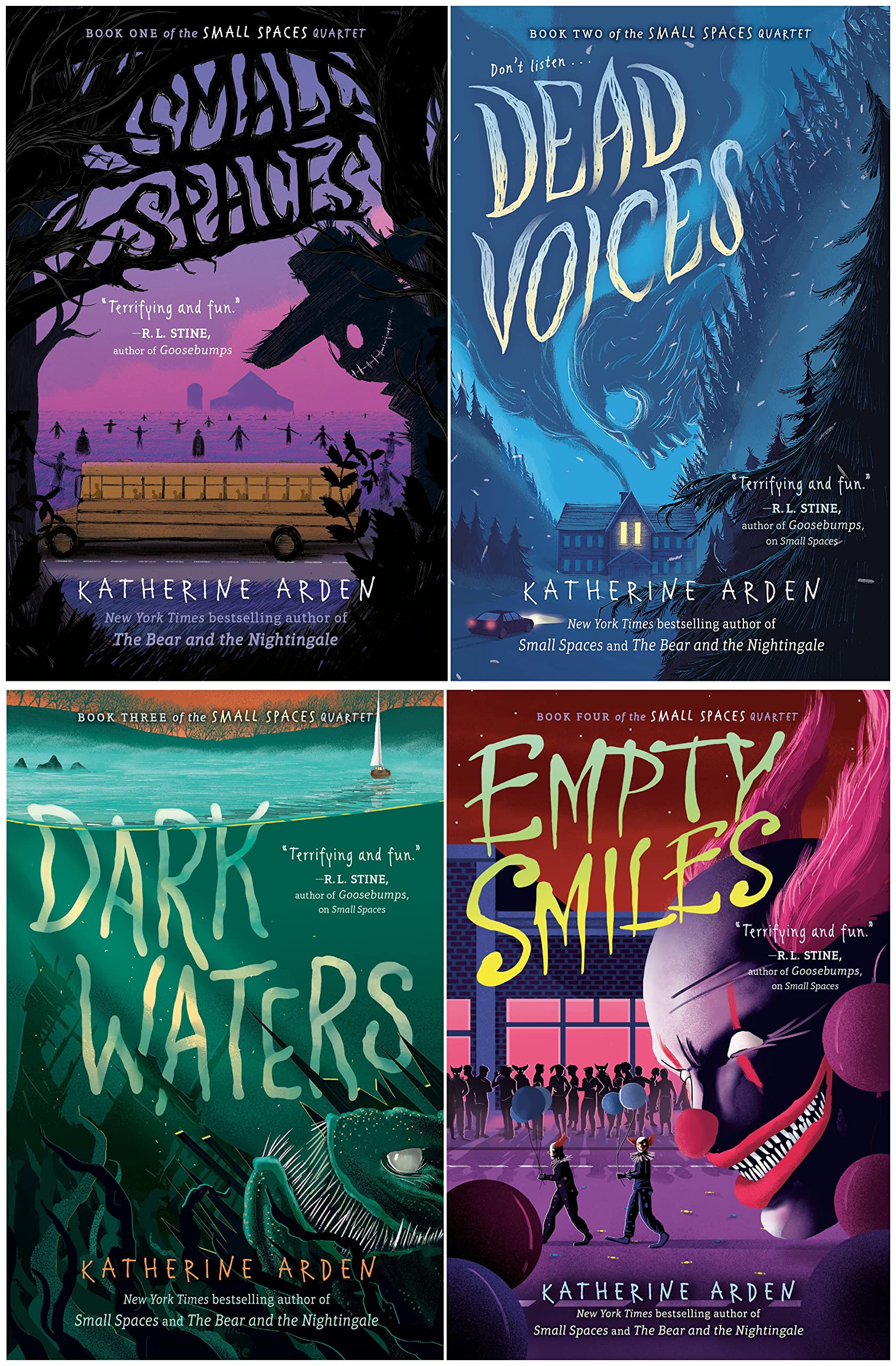 NEW SET! Small Spaces Quartet Series 4 Books Set: Katherine Arden ...