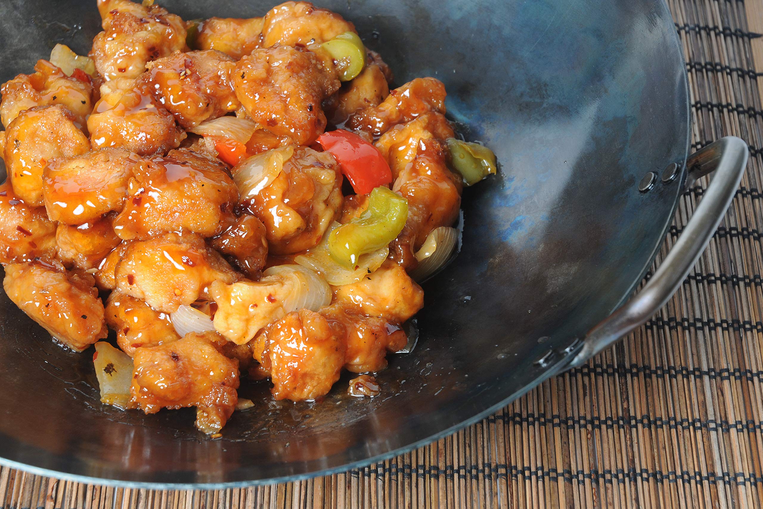 Yosukata Carbon Steel Wok Pan - 14 “ Woks and Stir Fry Pans - Chinese ...