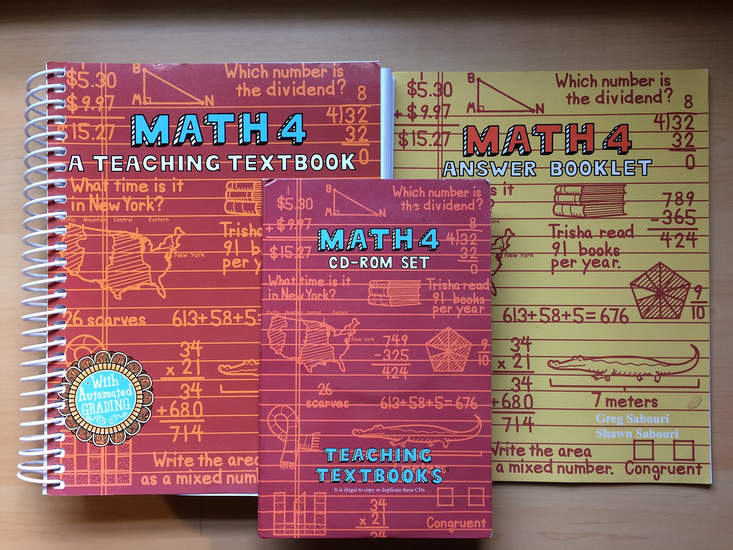 Math 4: A Teaching Textbook: Greg Sabouri & Shawn Sabouri ...