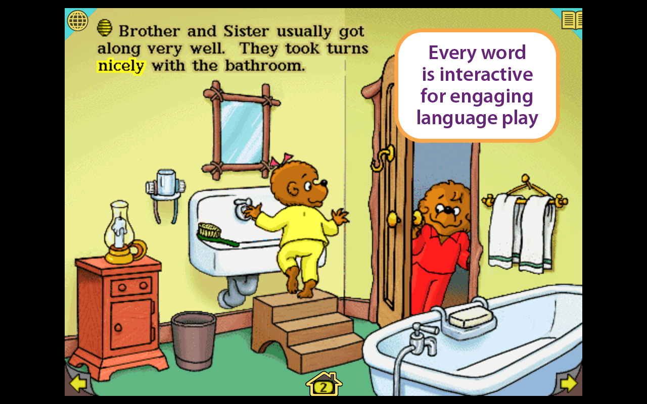 Berenstain Bears Get in a Fight - interactive storybook in English and ...