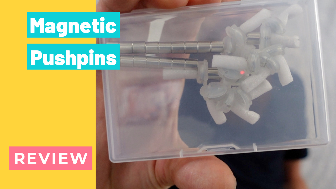 Watch Magnetic Pushpin Magnetacks REVIEW WEIGHT TEST on Amazon Live