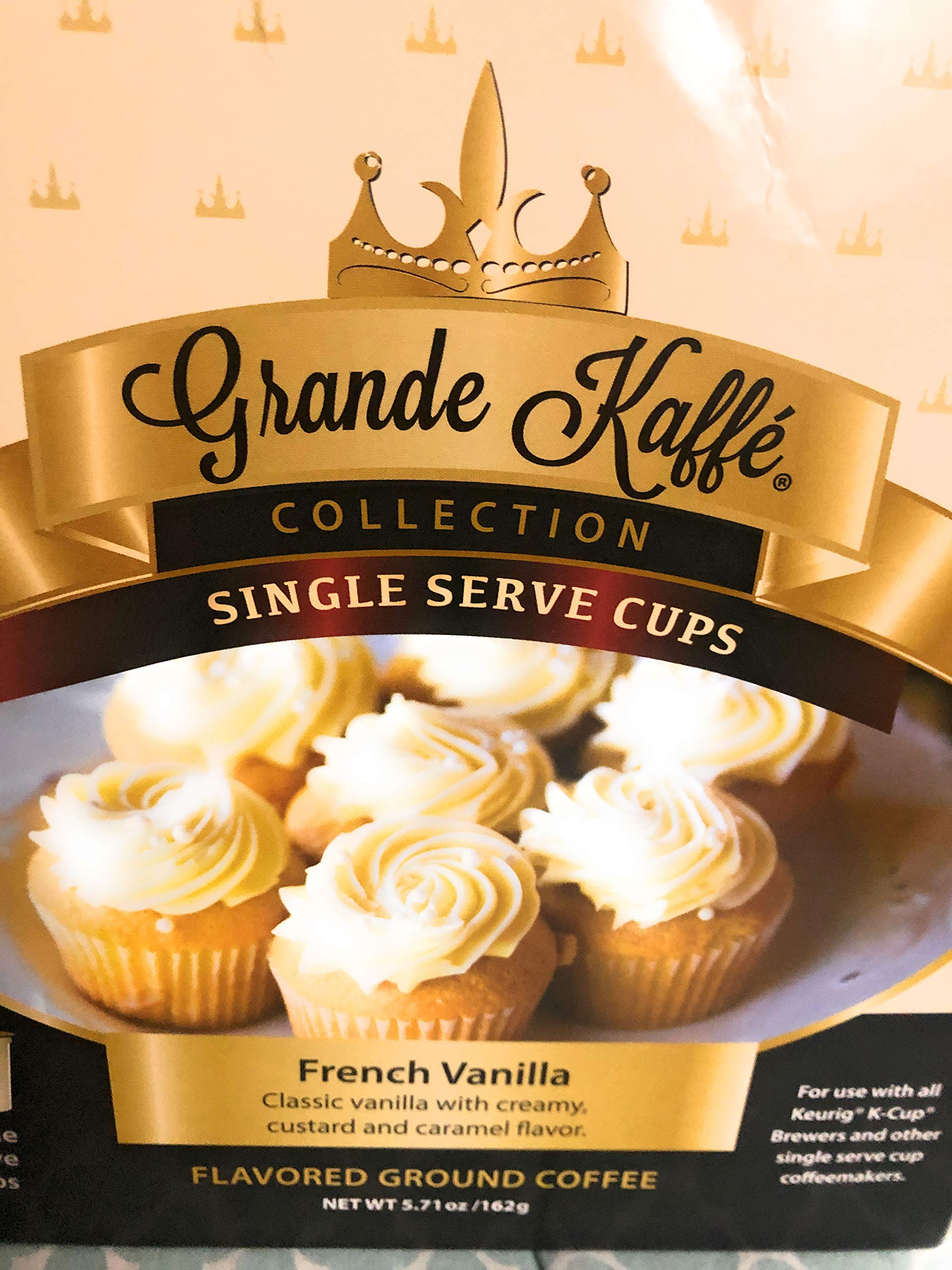 Amazon.com: Grande Kaffe Collection French Vanilla Coffee 18 count ...
