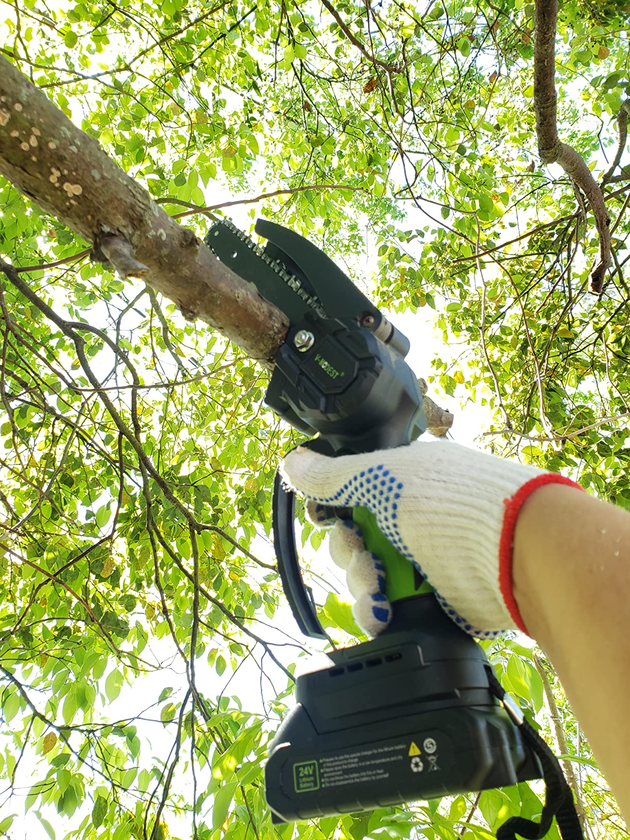 $9/mo - Finance V-MODEST Mini Chainsaw Cordless 6 in. with Automatic ...