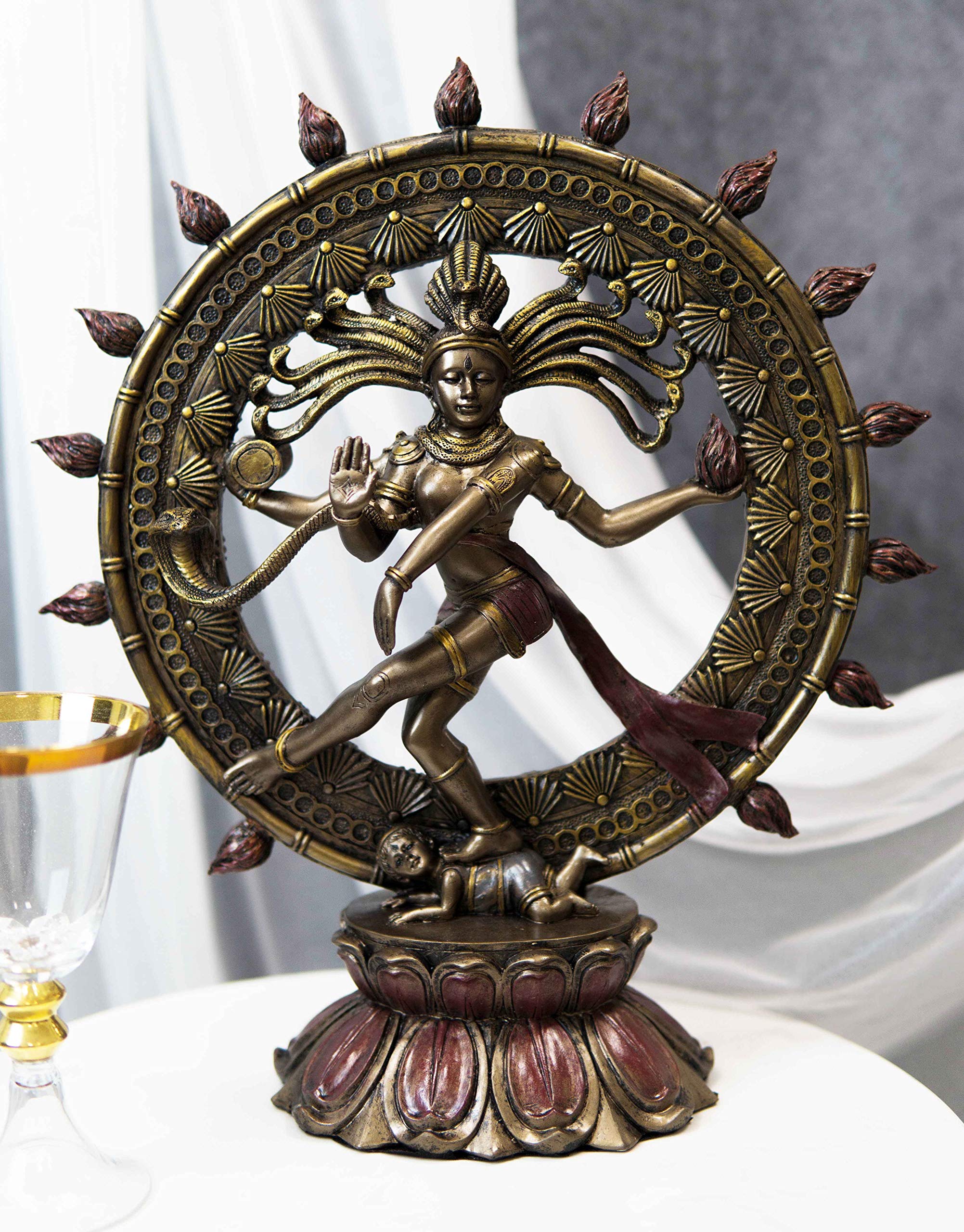 Buy Ebros Gift Large Hindu Supreme God Shiva Nataraja In Aureole Of ...