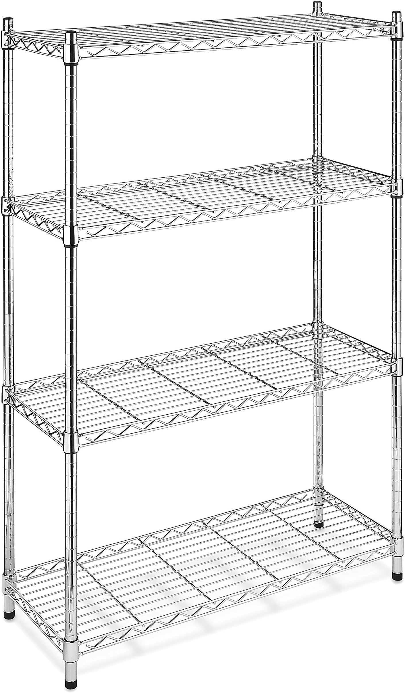 Amazon.com: Whitmor 4 Tier Supreme Shelves, Adjustable Metal Storage ...