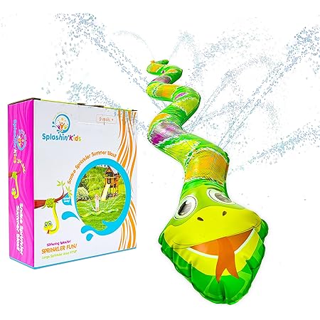 Amazon.com: Hydro Hoop Sprinkler Ring, Kids Backyard Splashing Water ...