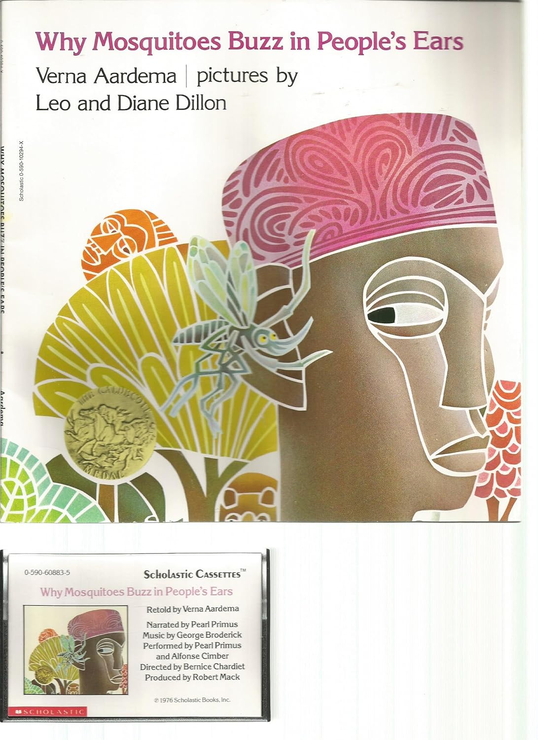 Amazon.com: Why Mosquitoes Buzz in People's Ears ; Caldecott Winner ...