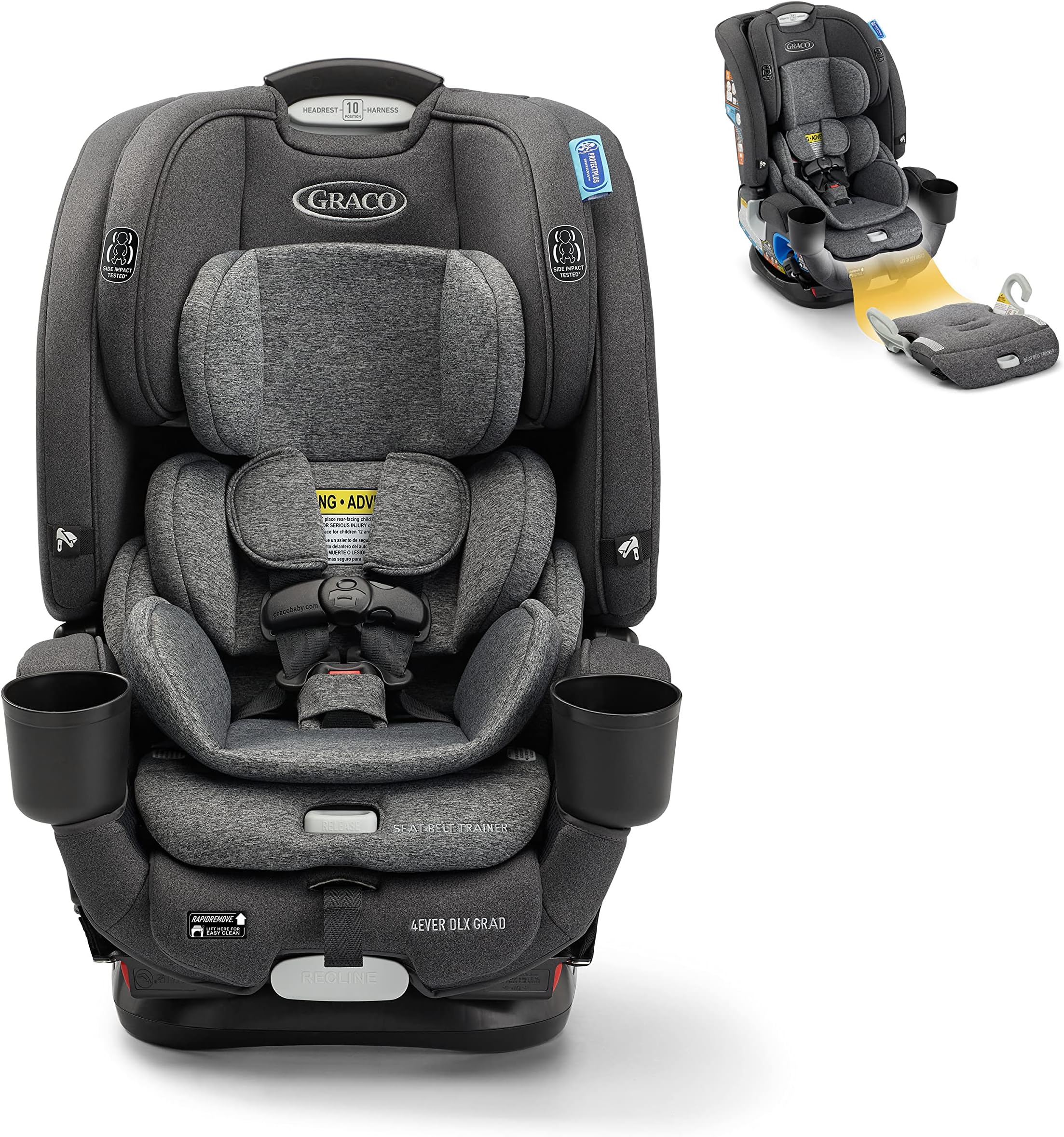 Amazon.com : Graco Contender 65 Convertible Car Seat, Glacier : Baby