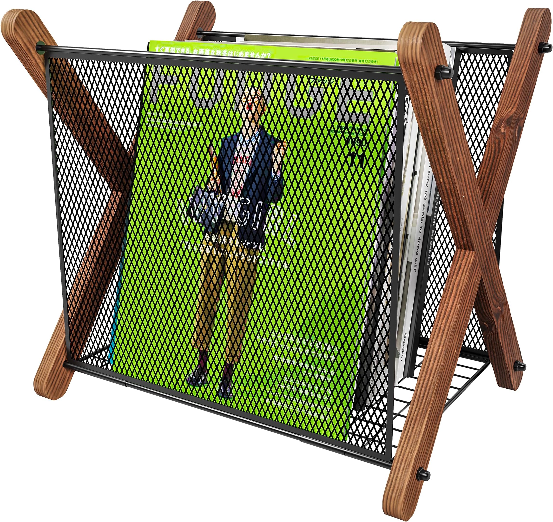 Amazon.com: ORE International Magazine Rack - 14 Cherry : Home & Kitchen