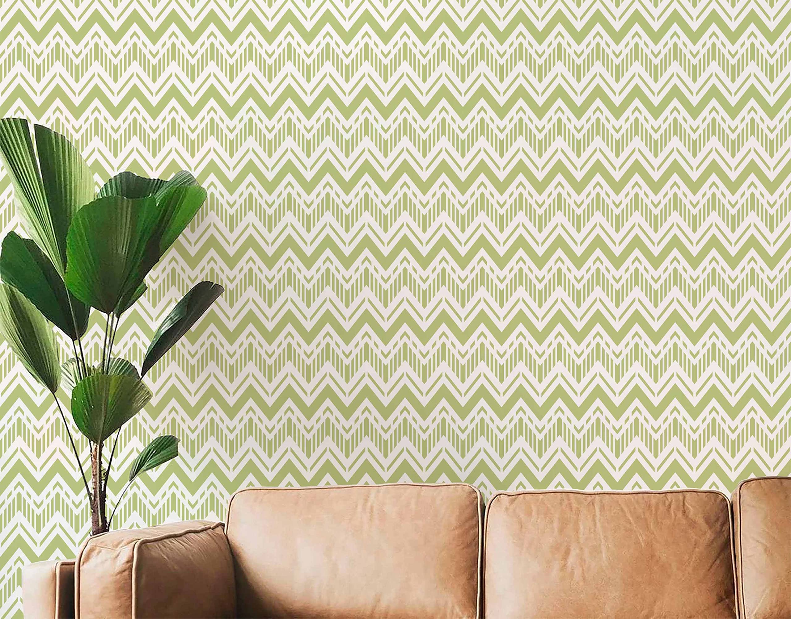 WallDesign Artistic Chevron Stencils for Wall Painting Home Decor ...