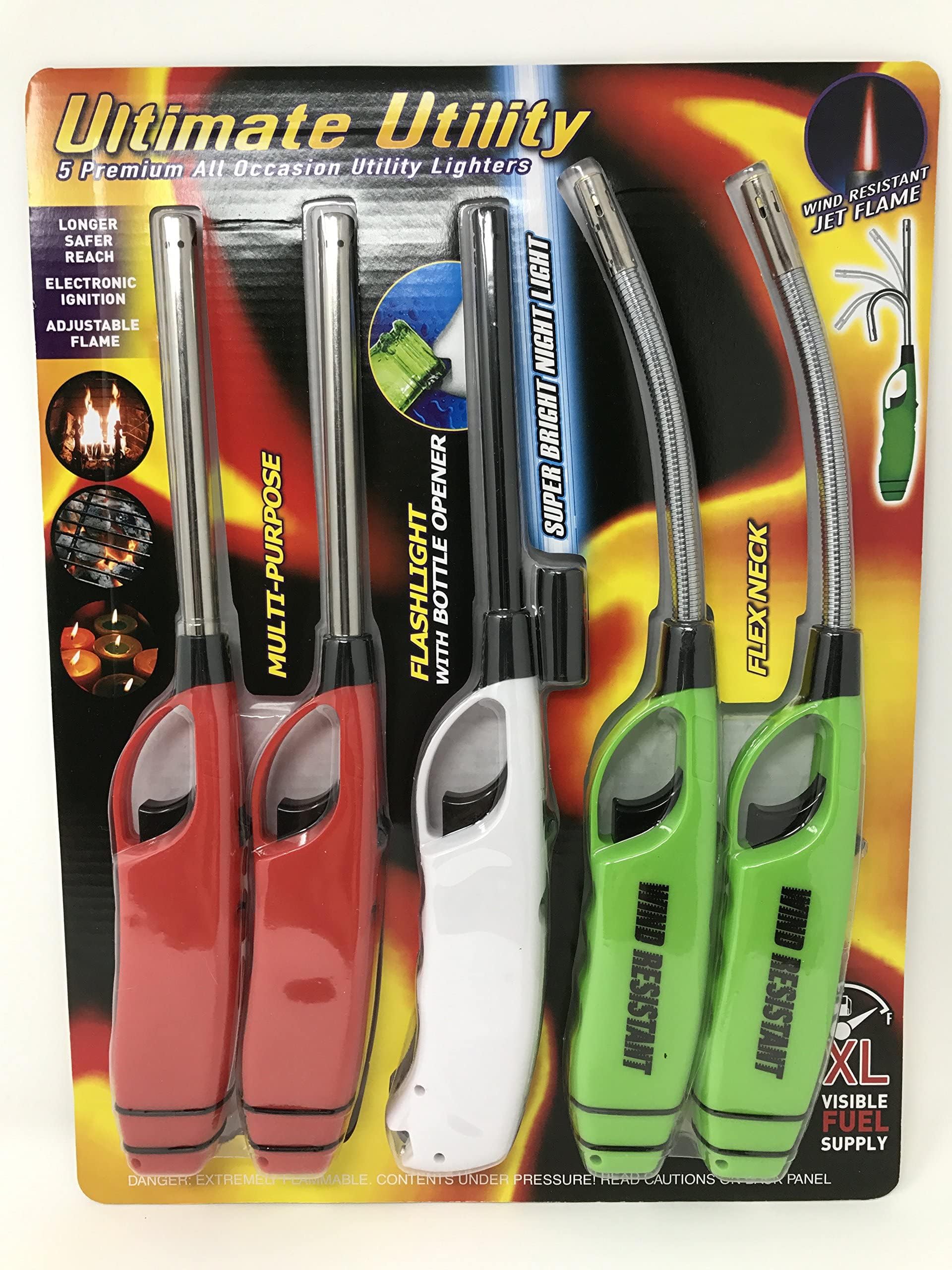 Amazon.com: Elite Brands USA Long BBQ Lighters, Long Flexible Neck ...