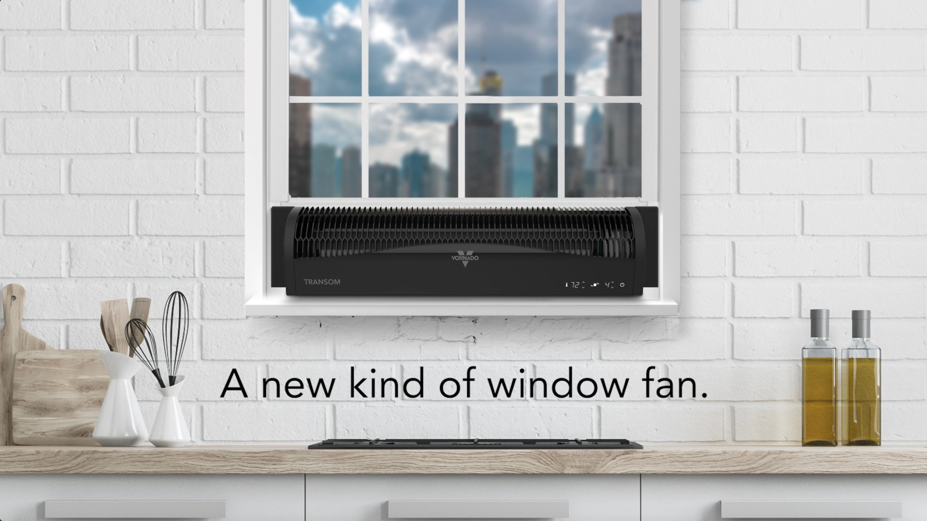 4 Speed Window Fan Vornado TRANSOM Window Fan With Remote - 4 Speeds ...