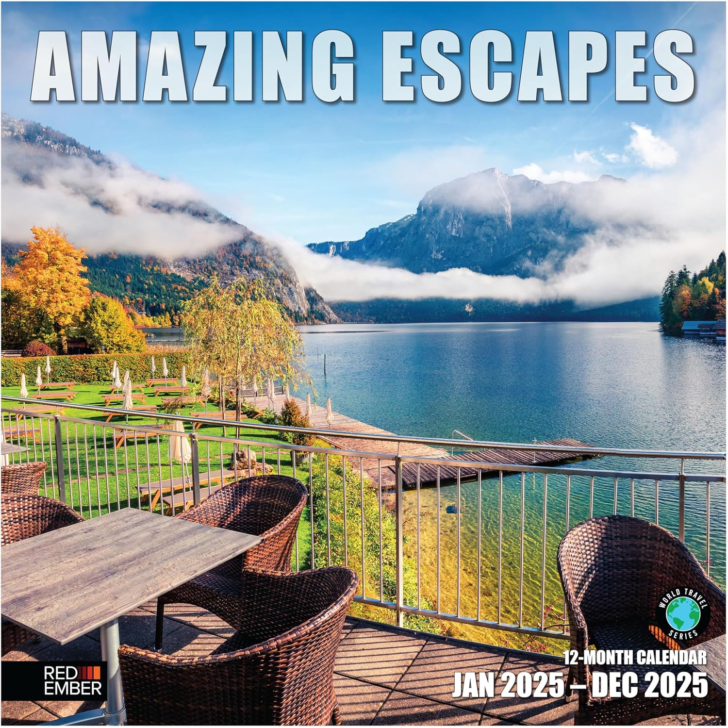 Amazon.com: RED EMBER Amazing Escapes 2025 Wall Calendar 12 Month | 12 ...
