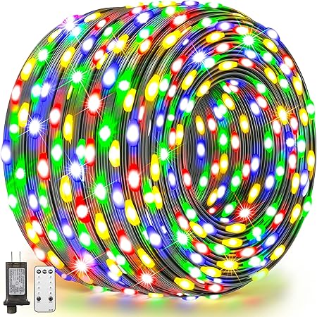 Amazon.com: 403ft Christmas String Lights Outdoor, 1000 LED Super Long ...
