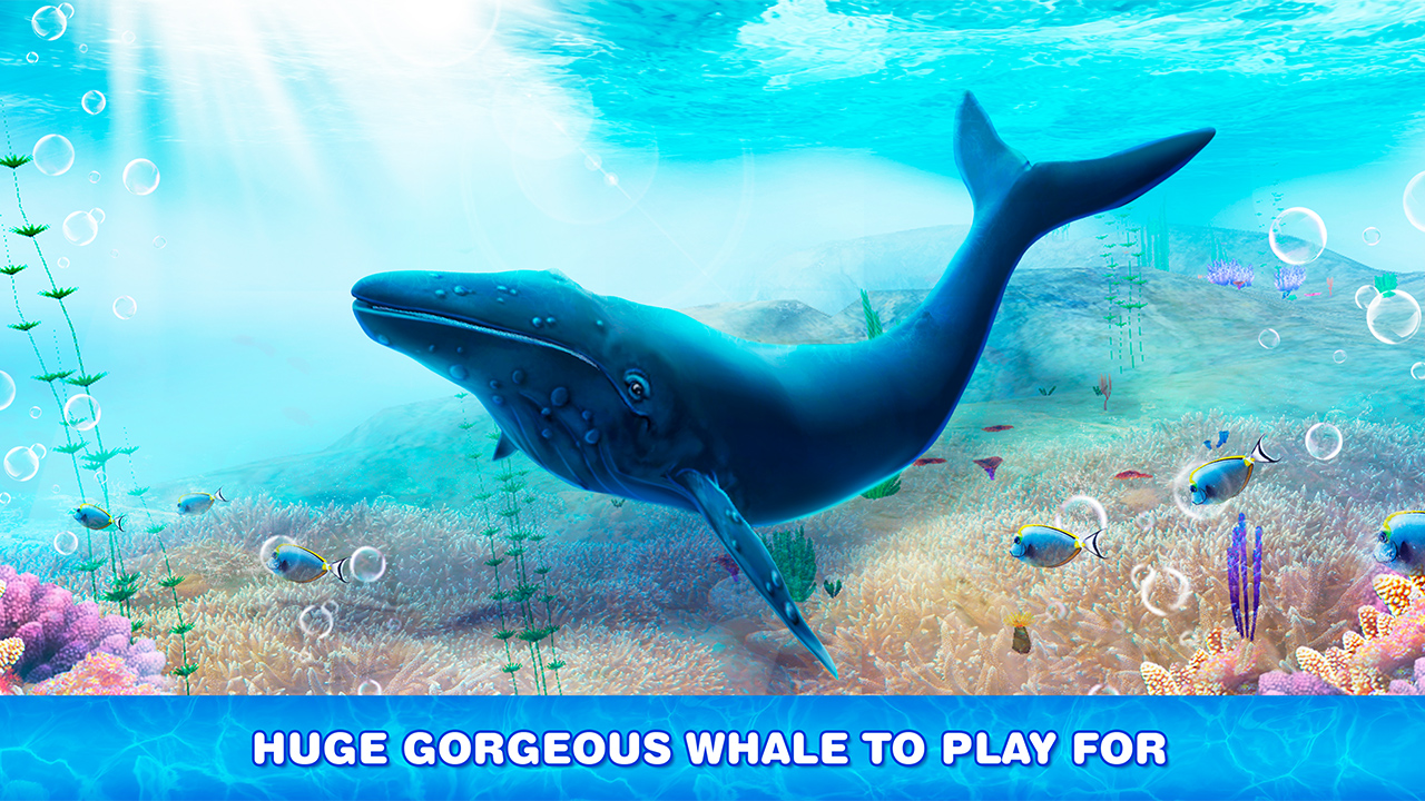 Swimming Humpback Whale - Ocean Depths Predator Hunt Simulator 3D - App ...