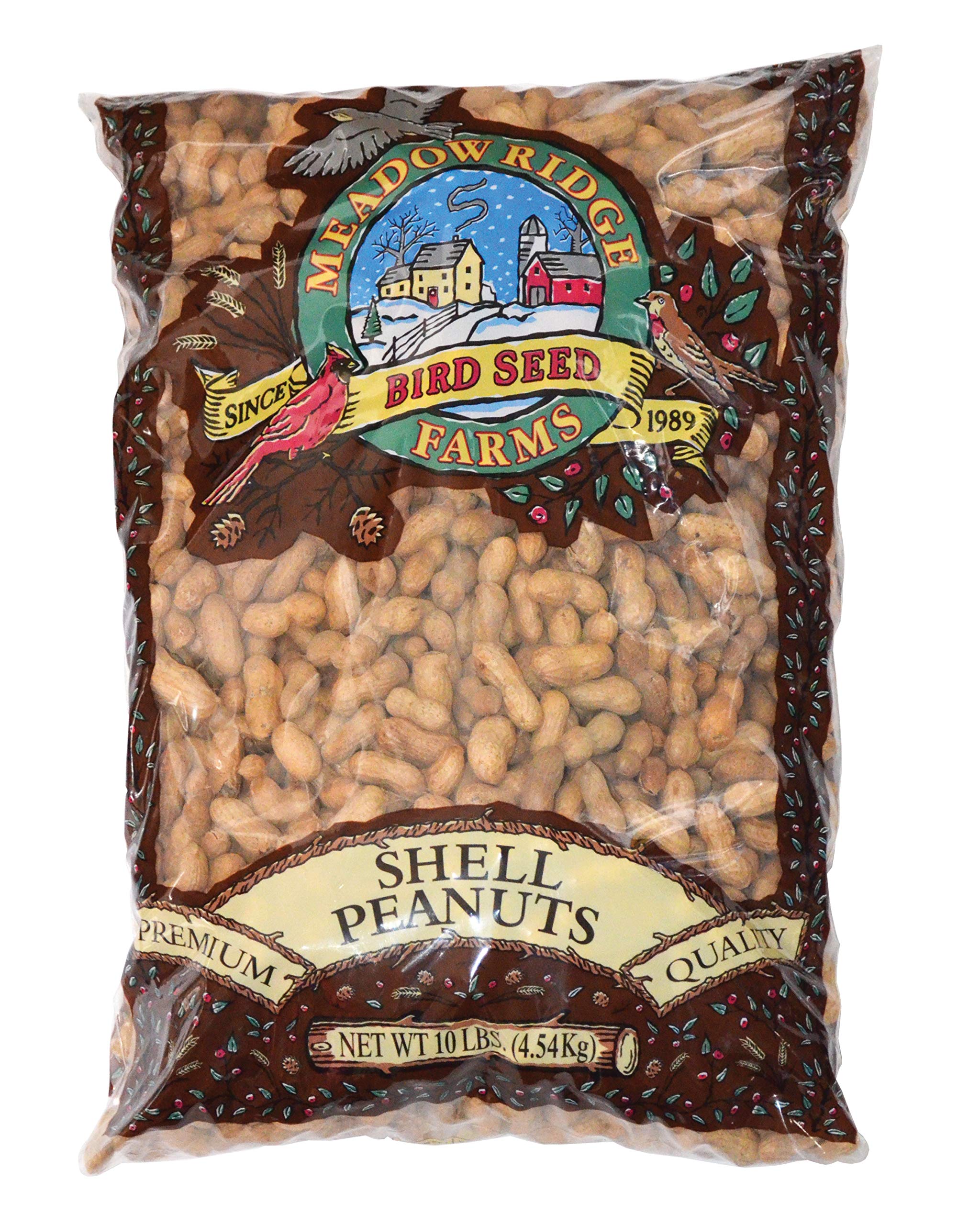 Amazon.com: Meadow Ridge Farms Peanuts in The Shell Wildlife Food, 10 ...