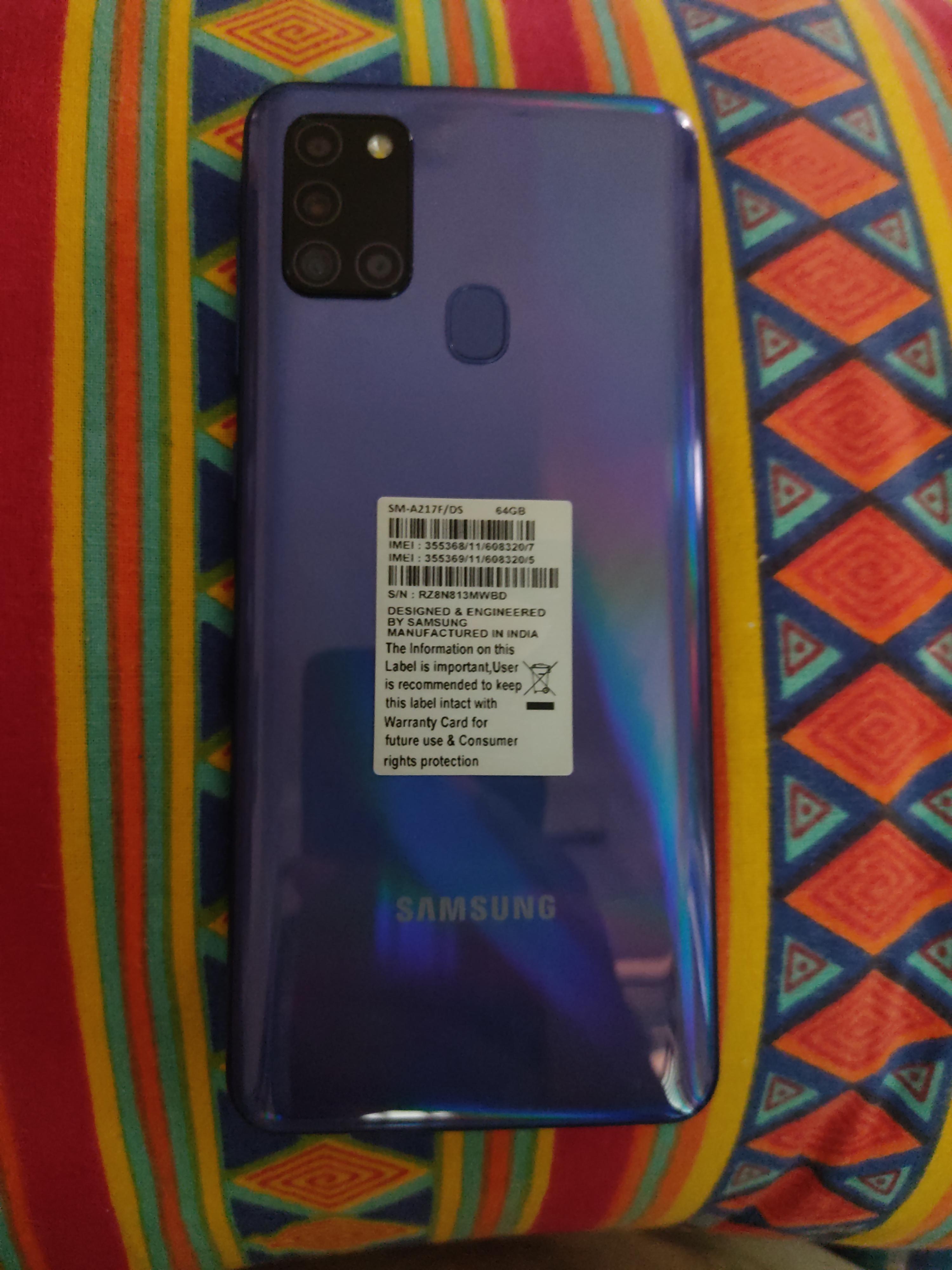 Samsung Galaxy A21S (Blue, 4GB RAM, 64GB Storage) Without Offer ...