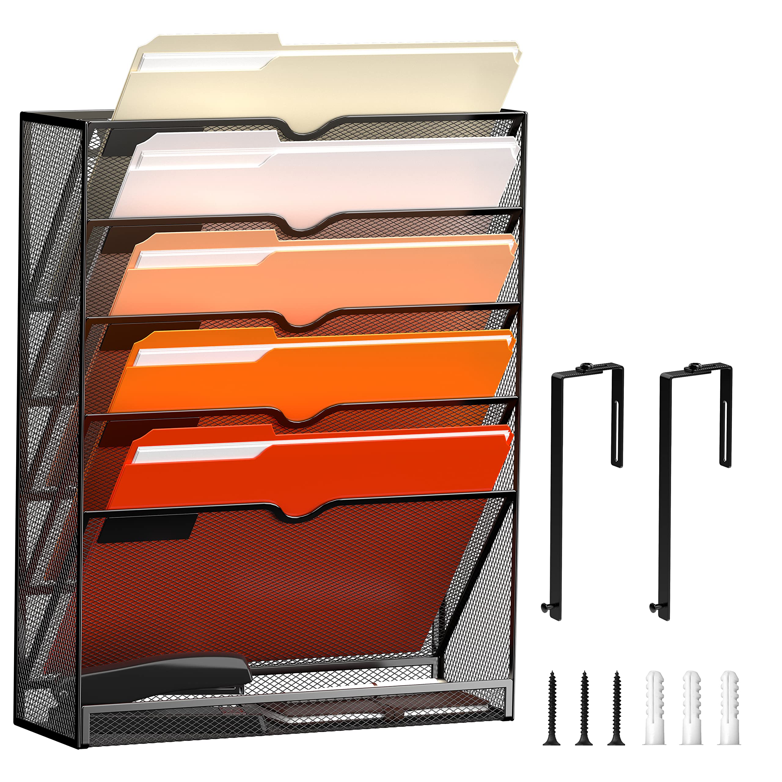 Snapklik.com : SUPEASY 6-Tier Wall File Organizer Hanging Wall File ...