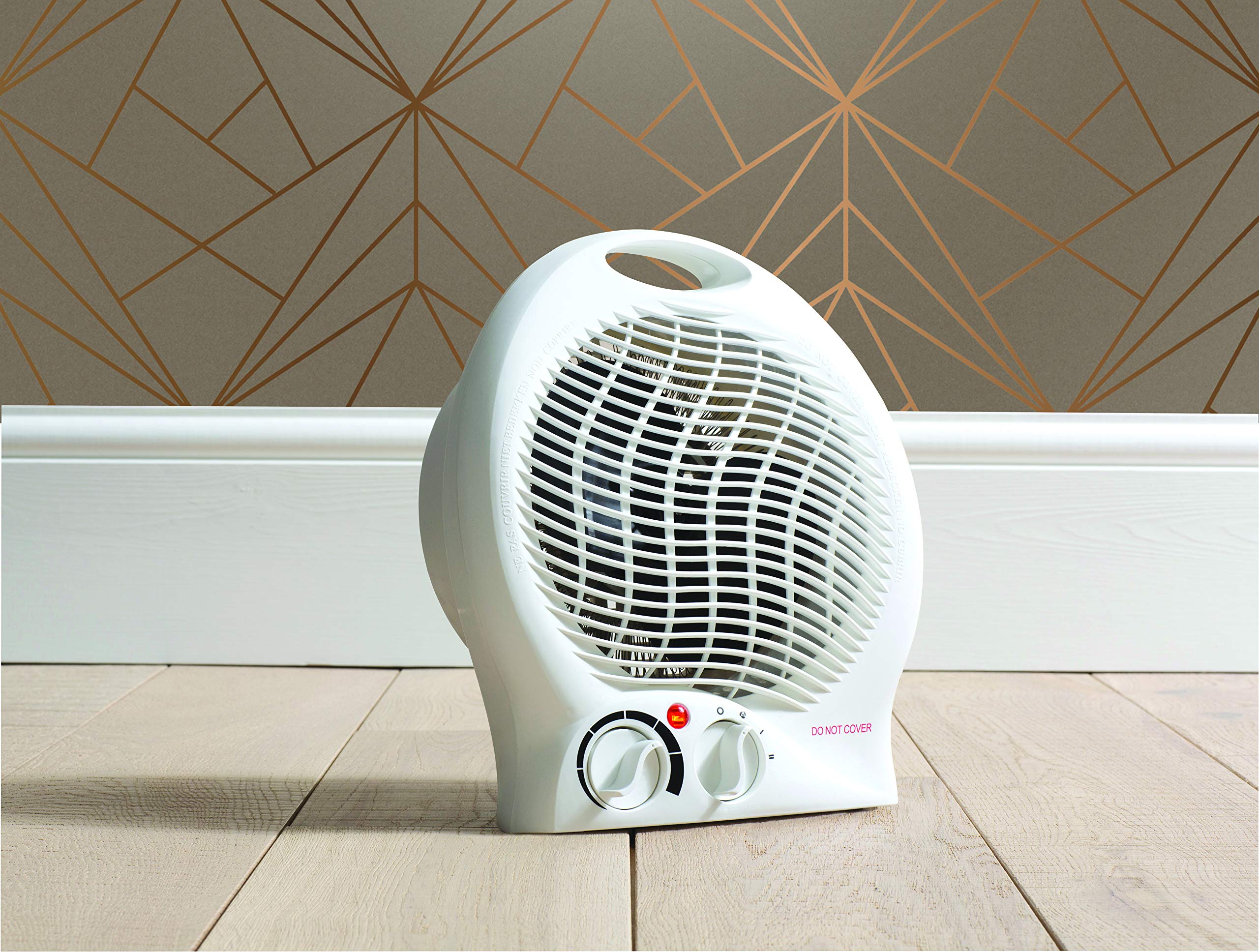 Buy Fine Elements 2000W Upright Fan Heater with Carry Handle, Two Heat ...