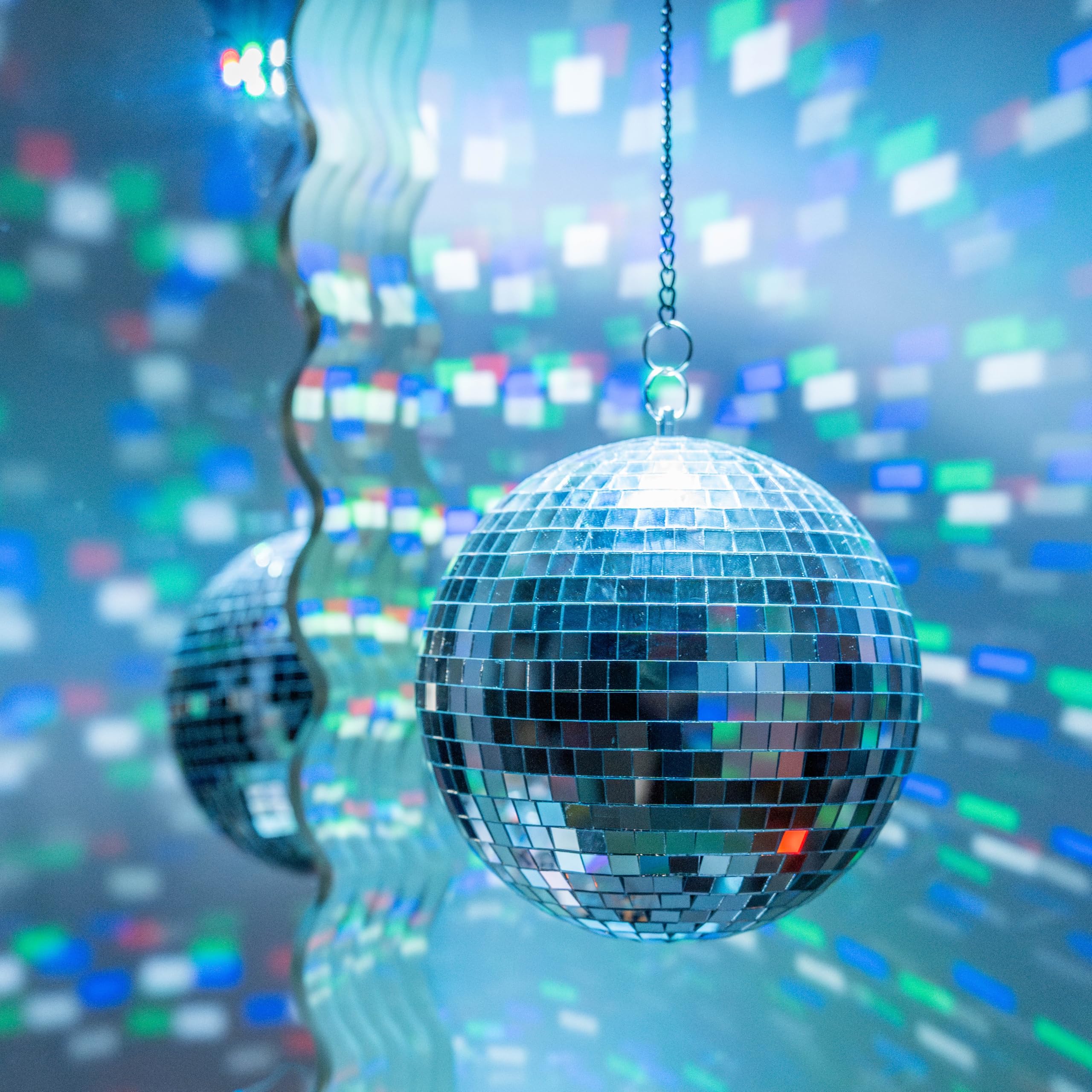 Rotating Disco Ball Ceiling Light