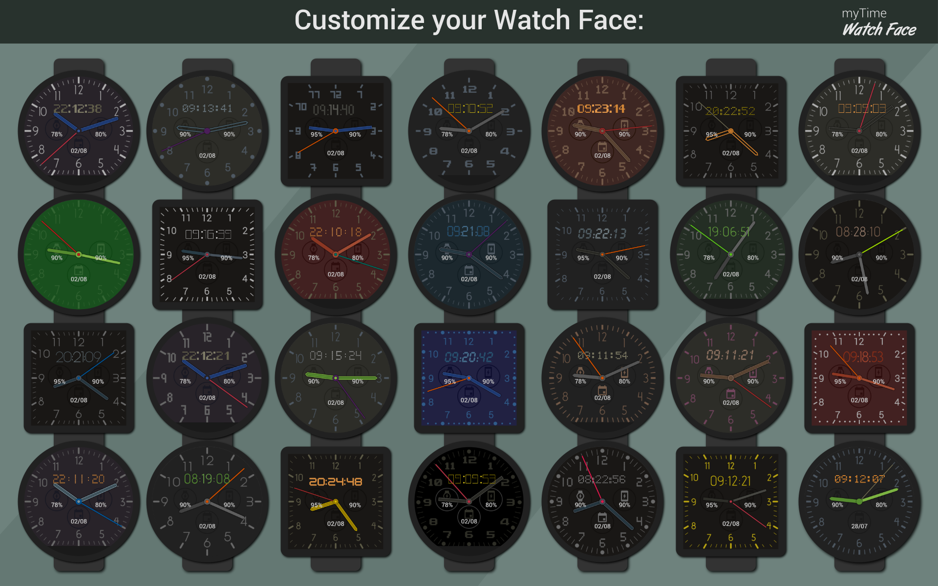 myTime Watch Face Lite - App on Amazon Appstore