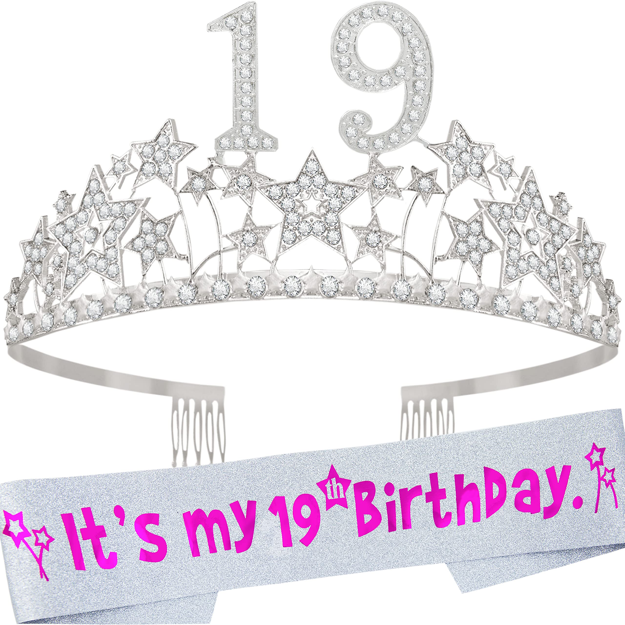 Buy 19th Birthday, 19th Birthday Gifts for Girls, 19th Birthday Sash, 19th Birthday Decorations ...