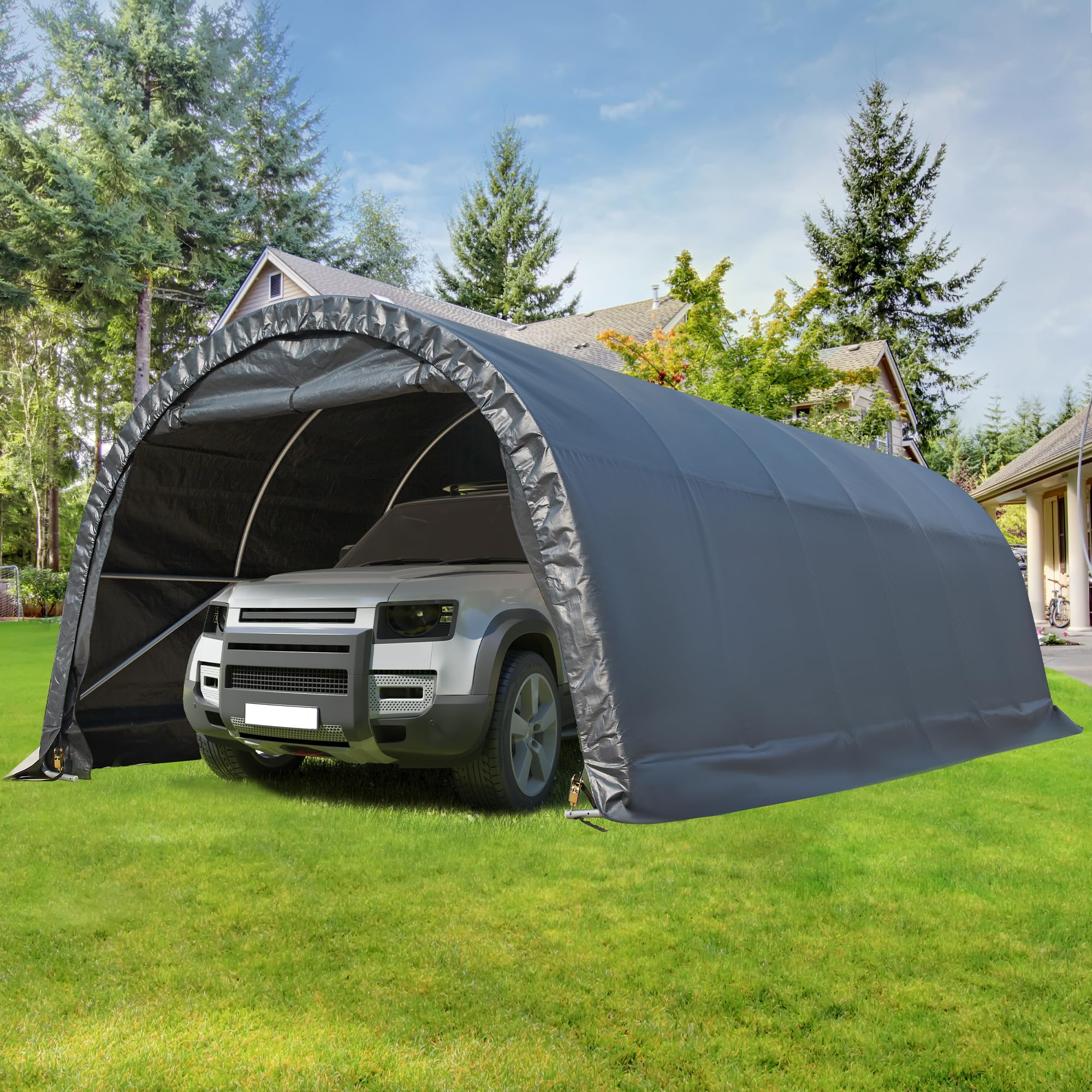 Portable Garage Frame Only COVER TECH | Portable Garages | Car