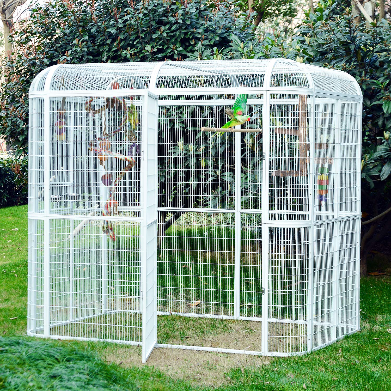 Wonline Iron Birdcages Large Walk In Bird Cage Parakeet Parrot ...