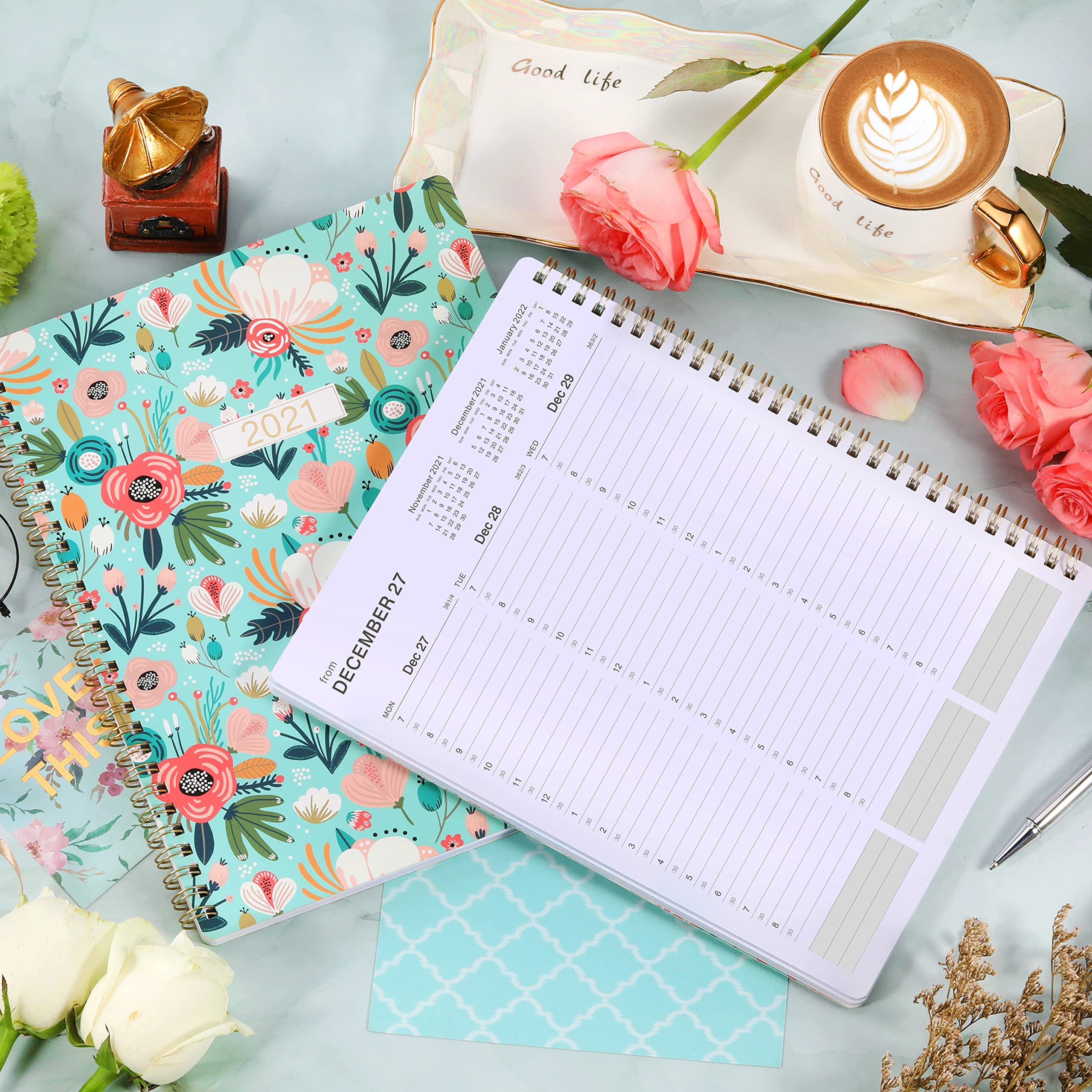 2022 Weekly Appointment Book/Planner - 2022 Hourly Planner, 8" x 9.8 ...
