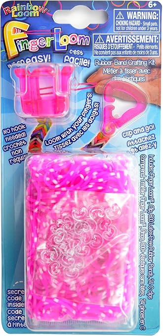 Amazon.com: Rainbow Loom Official Finger Loom - Pink : Toys & Games