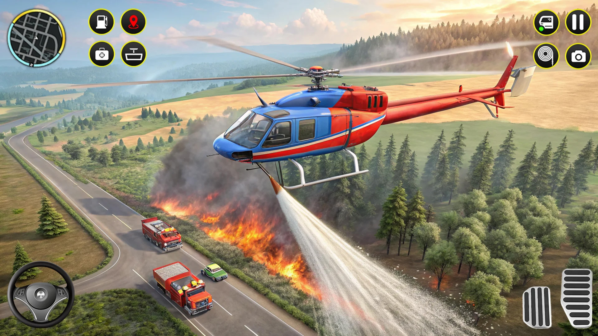Firefighter Truck Driving Simulator Games: Emergency Rescue Ambulance ...