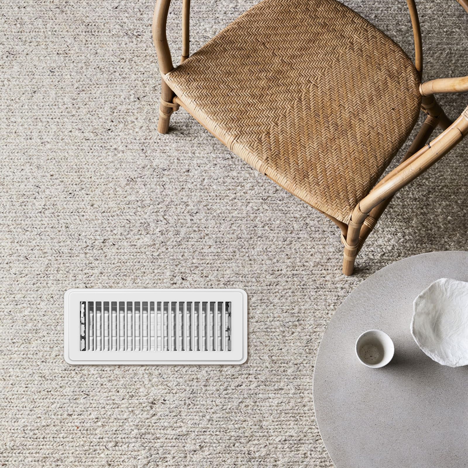 Floor Vents Floor Registers 4x12 inch, Heavy Duty Metal Heat Air Vent ...