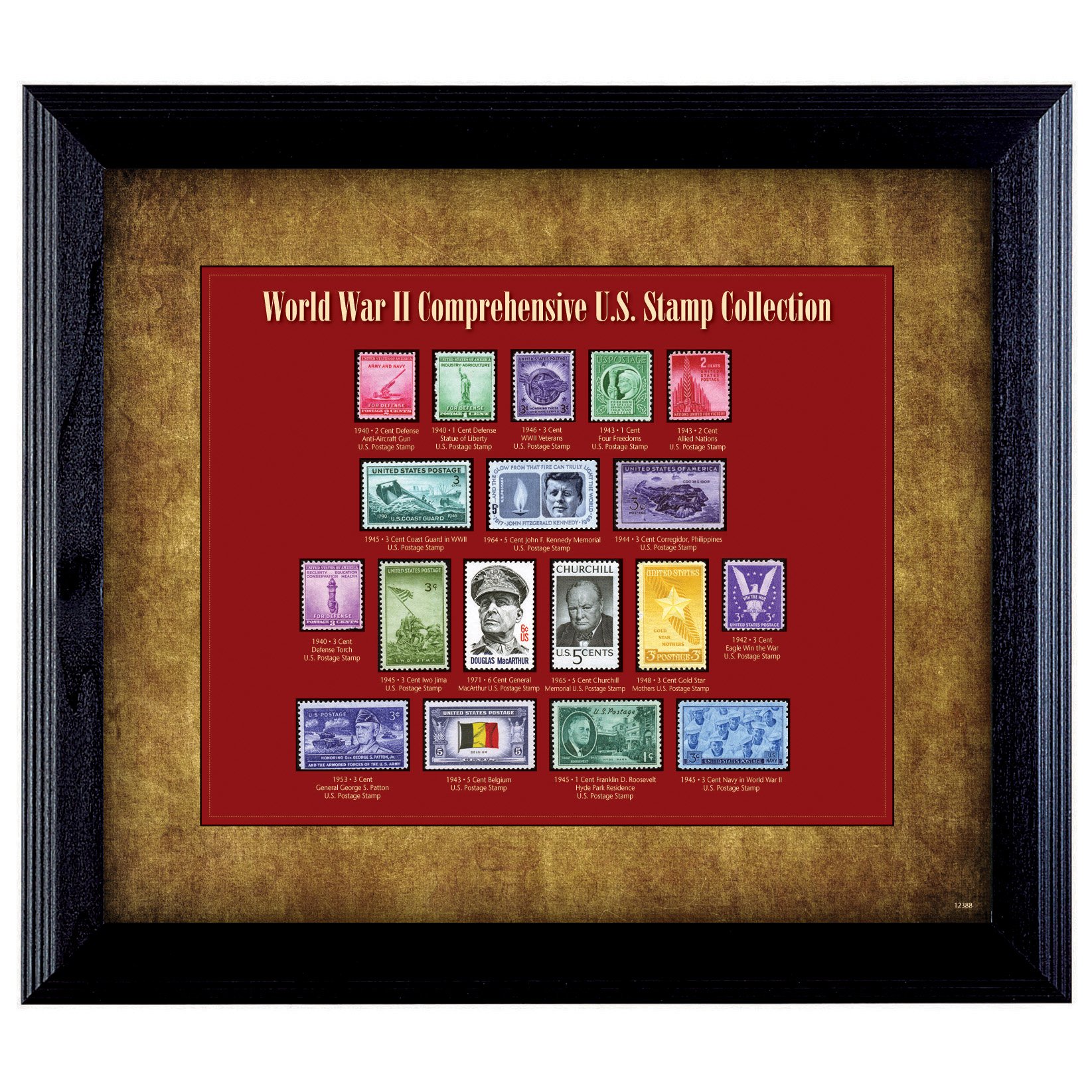 Amazon.com: American Coin Treasures World War II Stamp Framed ...