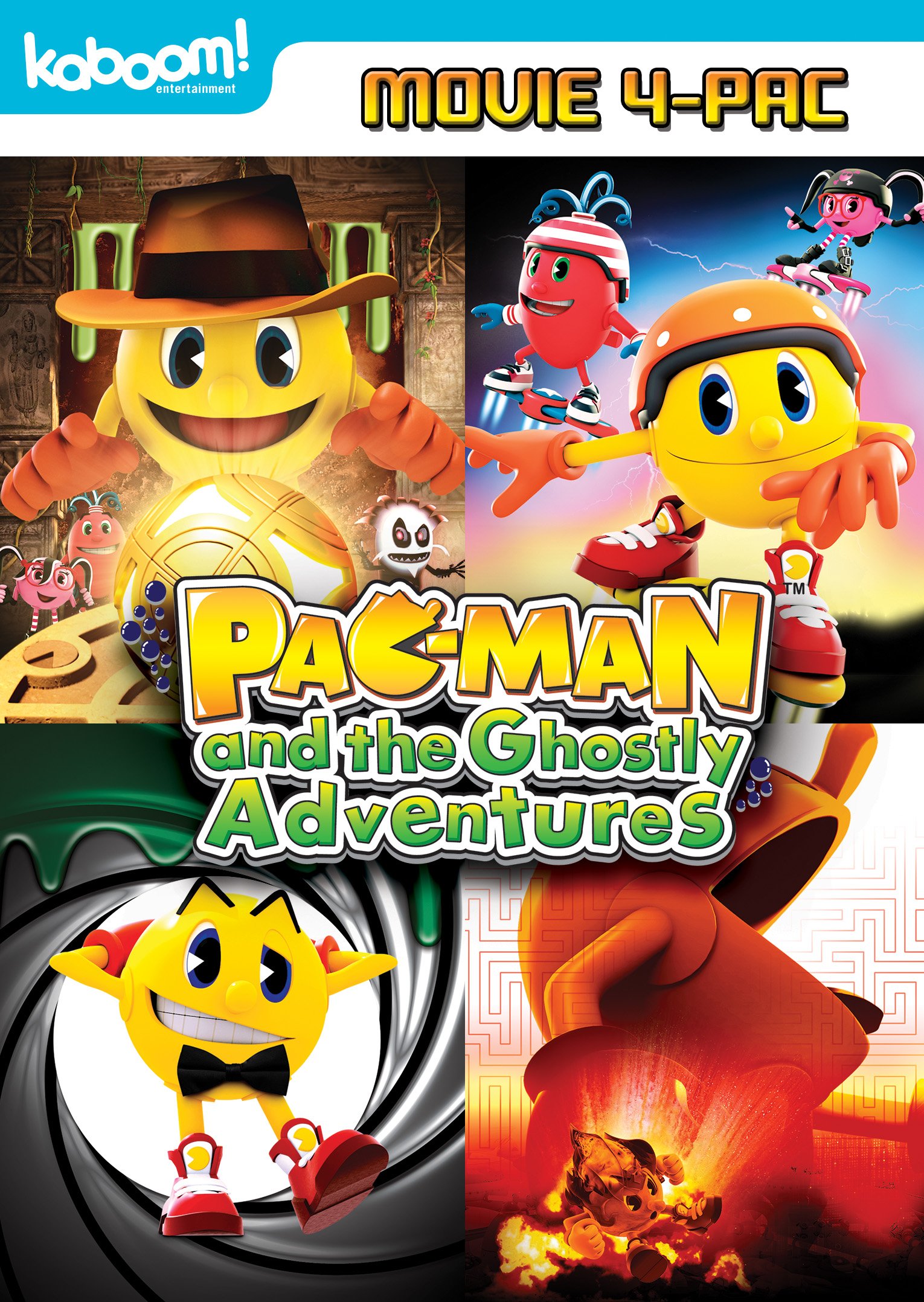 Amazon.com: Pac-Man and the Ghostly Adventures Movie 4-Pac Dvd : Phase ...