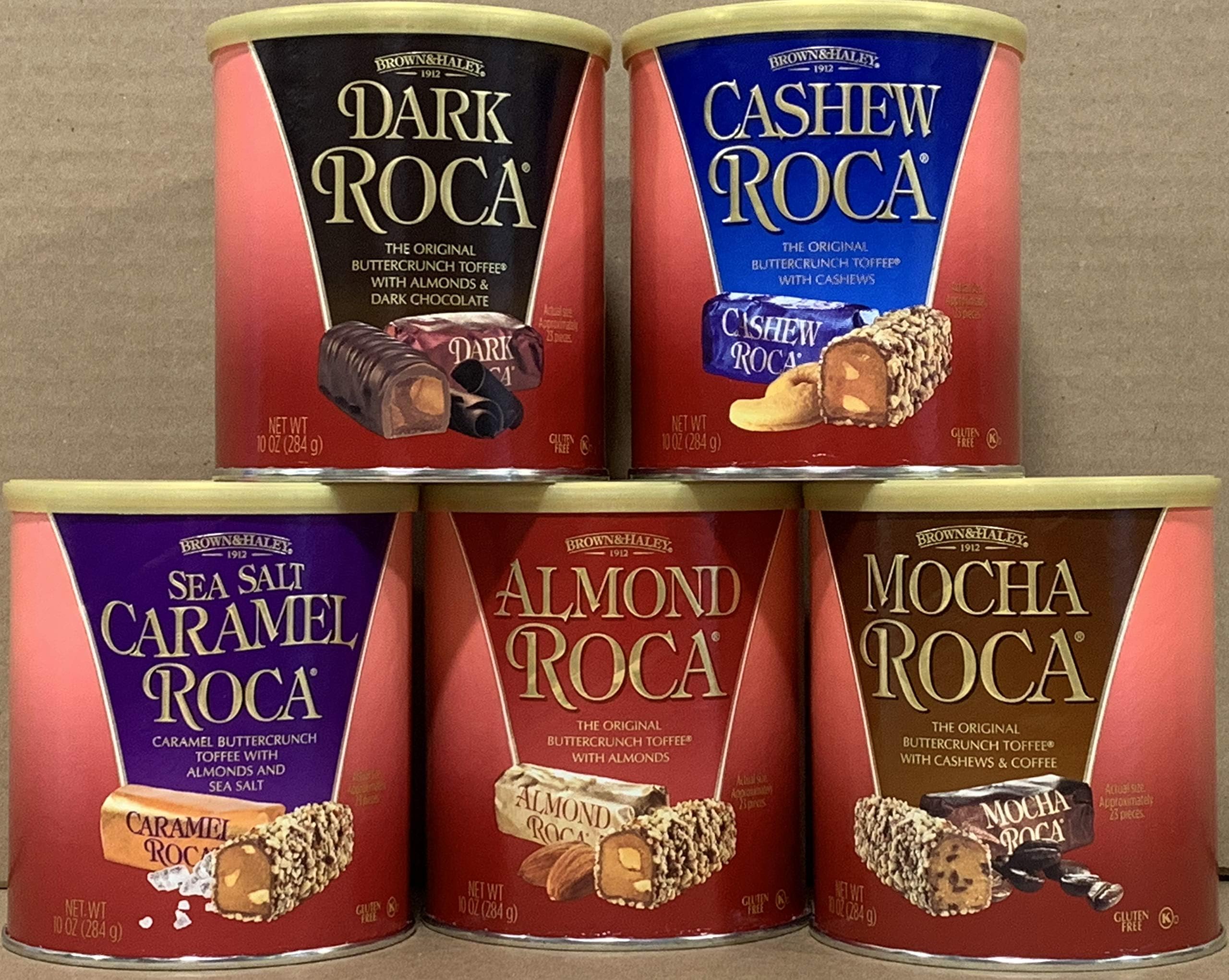 Amazon.com : 3 piece ALMOND ROCA - Caddy of 12 : Chocolate Candy ...