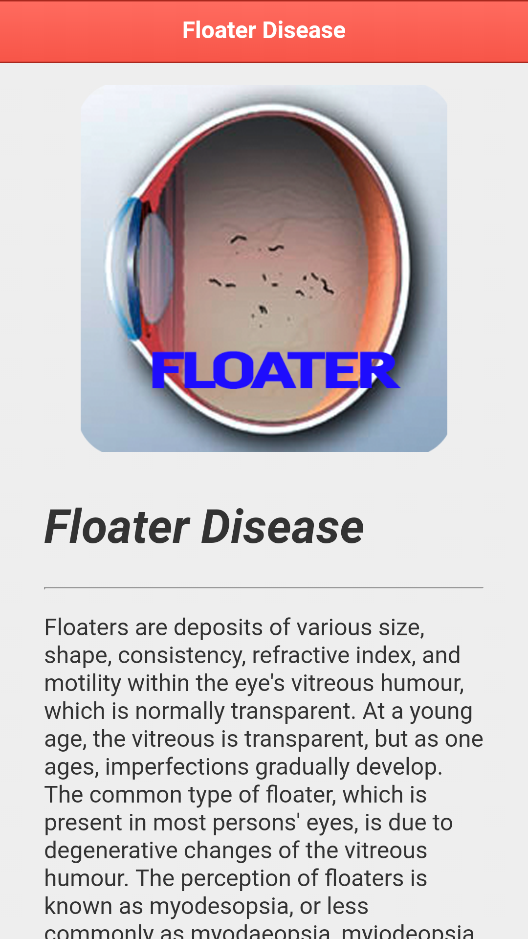 Floater Disease:Amazon.com:Appstore for Android