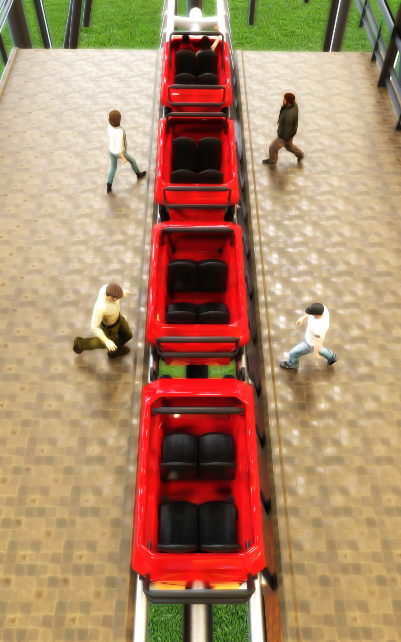 Extreme Roller Coaster Theme Park Simulator : Ride with Friends - App ...